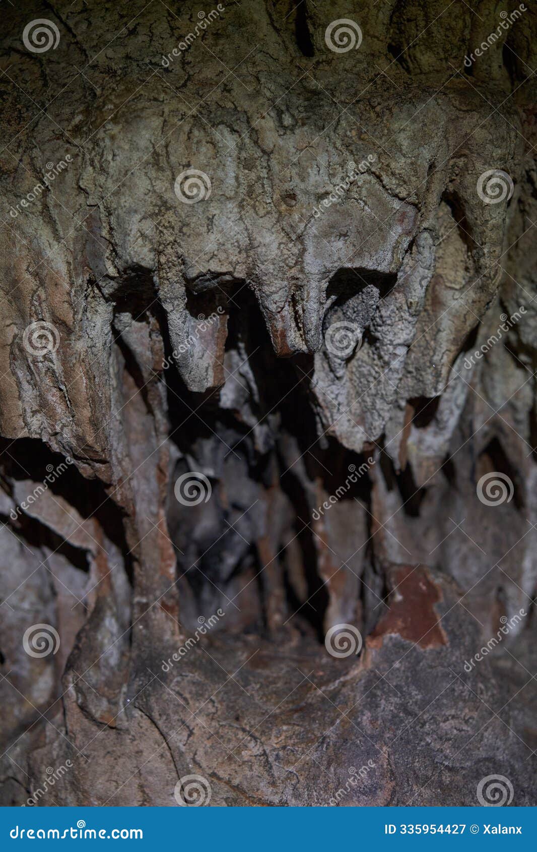 Cave in the Limestone Mountains Stock Image - Image of rock, natural ...