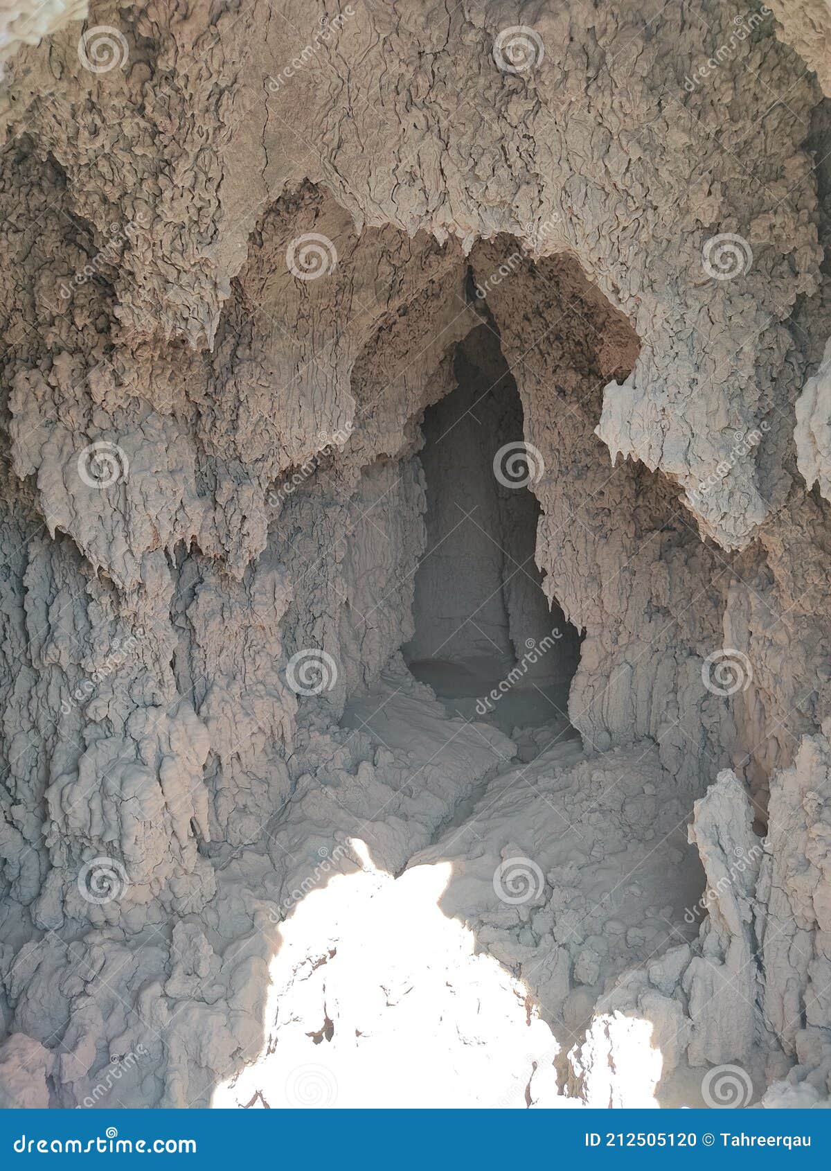 A Cave Made Due To Soil Erosion Stock Photo - Image of wall, tunnel ...