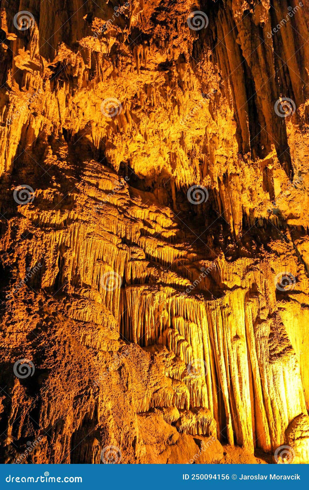 The Cave of Melidoni in Crete Island, Greece Stock Photo - Image of ...
