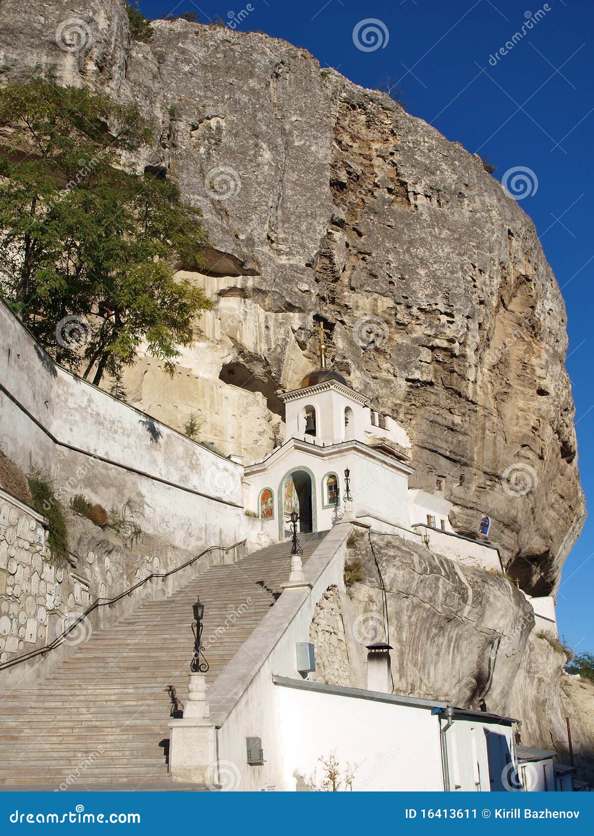 Cave monastery stock image. Image of blue, crimea, staircase - 16413611