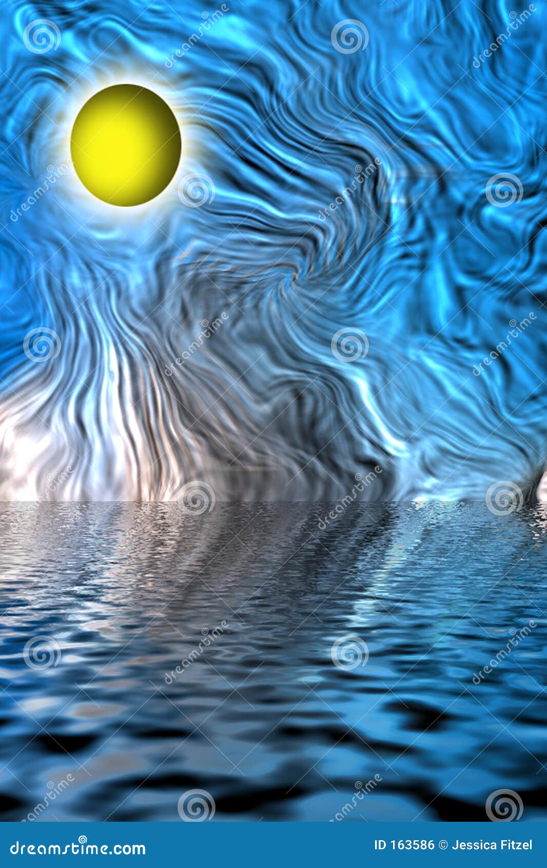 Cave Moon stock illustration. Illustration of background - 163586