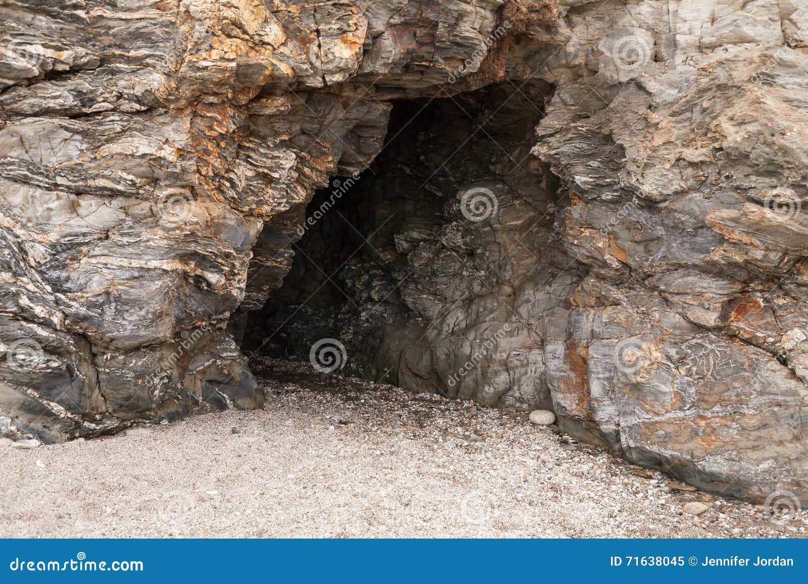Cave Mouth Opening stock image. Image of entrance, layer - 71638045