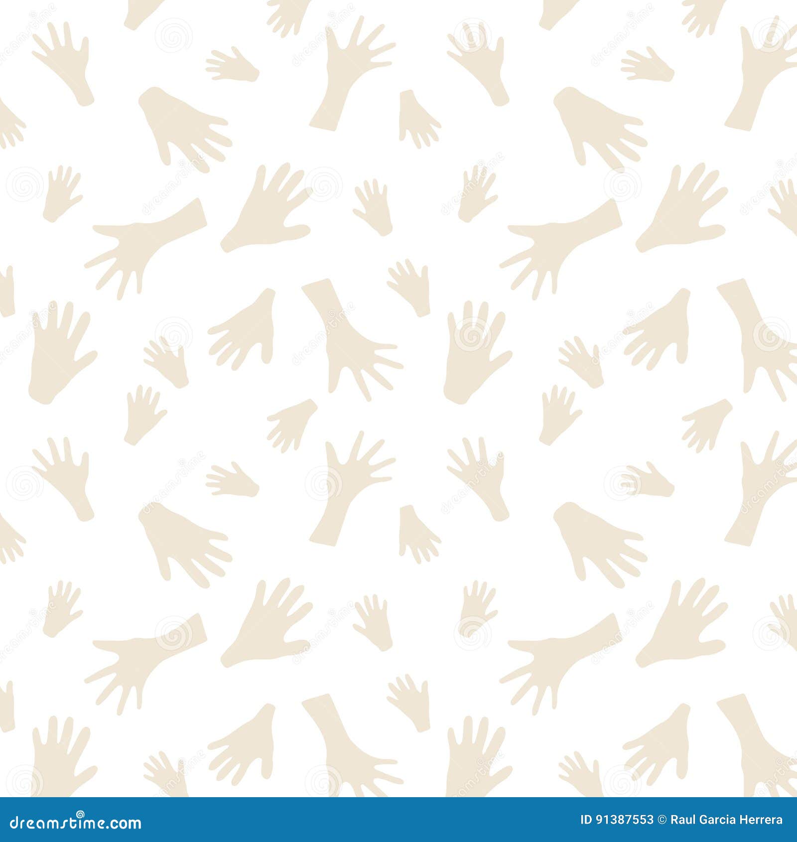 Cave Painting Seamless Pattern. Hand Paintings Background. Stock ...