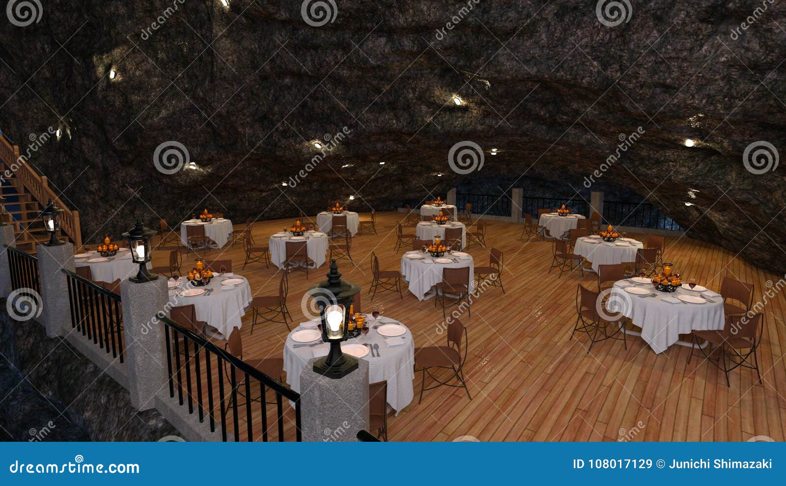 Cave restaurant stock image. Image of restaurant, atmosphere - 108017129