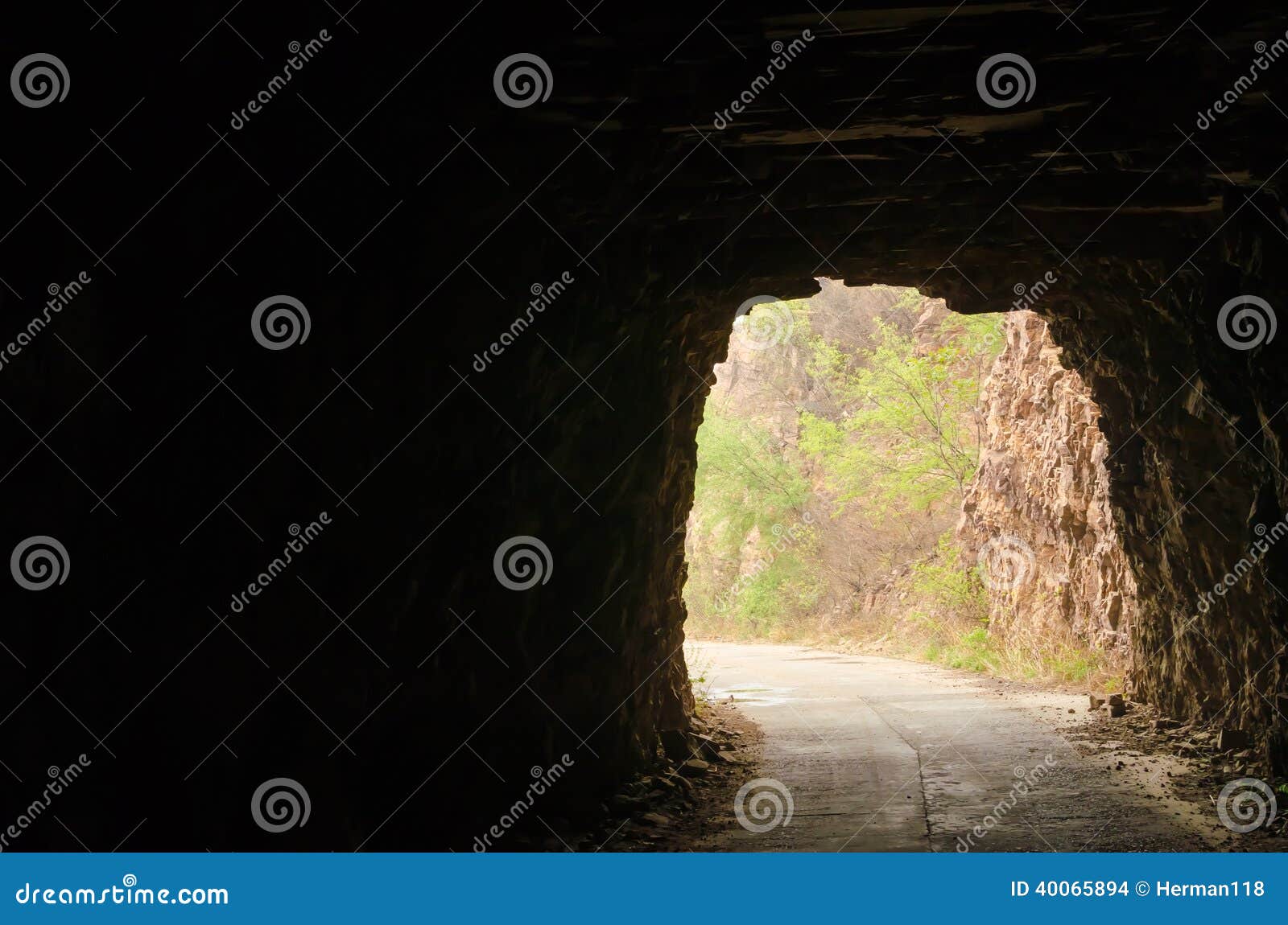 Cave on the road stock photo. Image of horizon, hike - 40065894