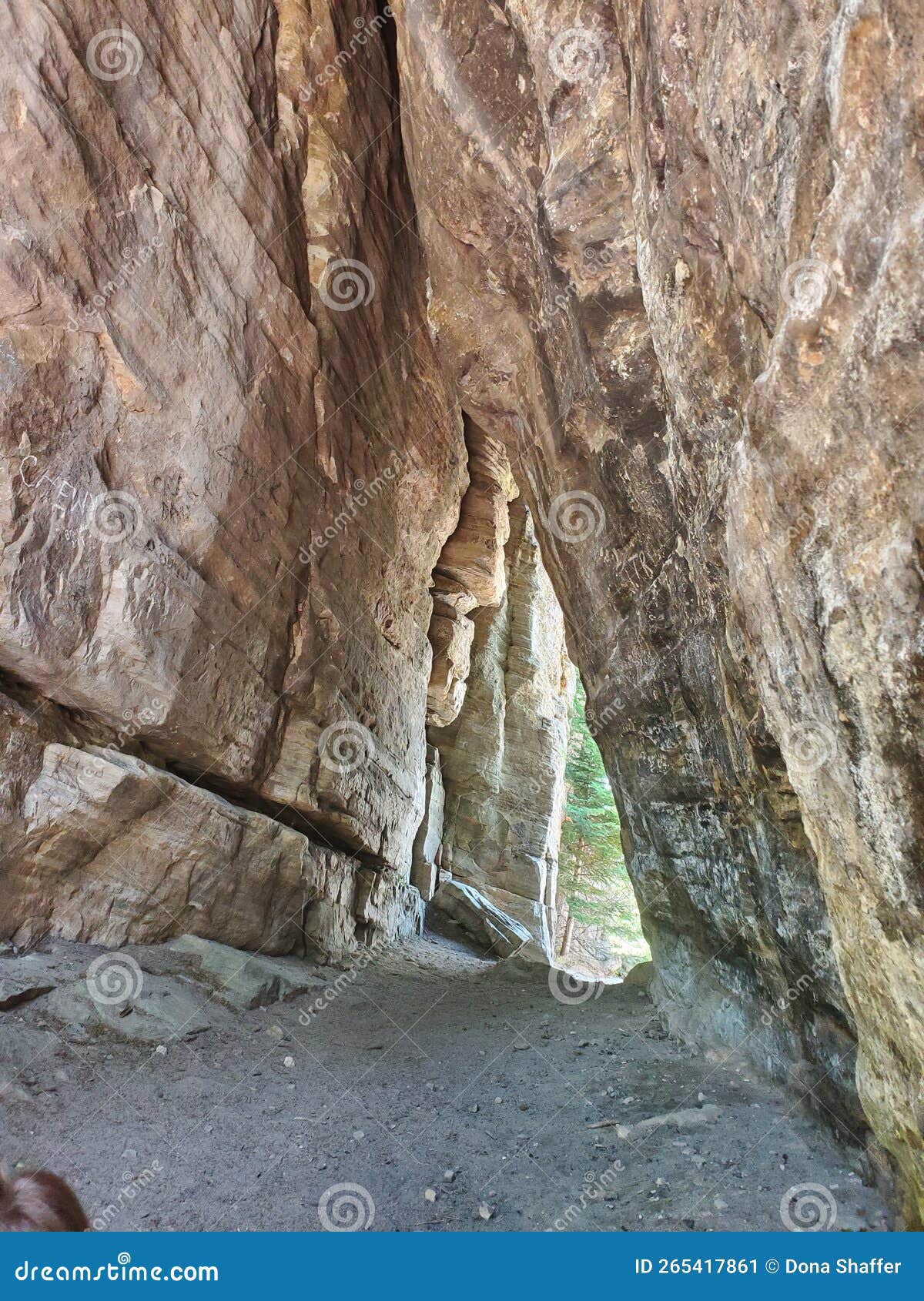 Cave Rock Hike Mountain Climb Stock Image - Image of wood, badlands ...