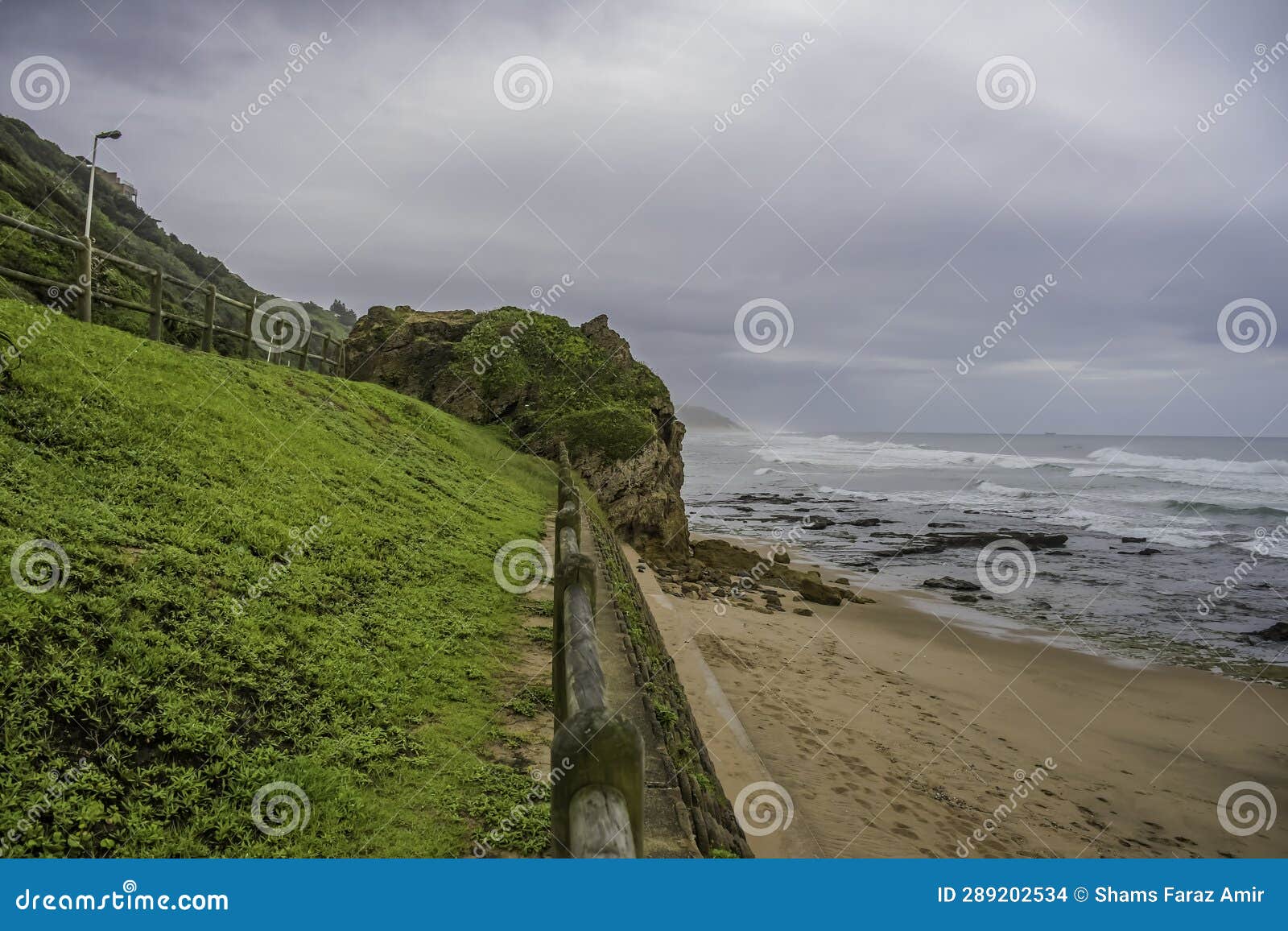 Cave Rock Monument at Brighton Beach Bluff Durban Stock Photo - Image ...