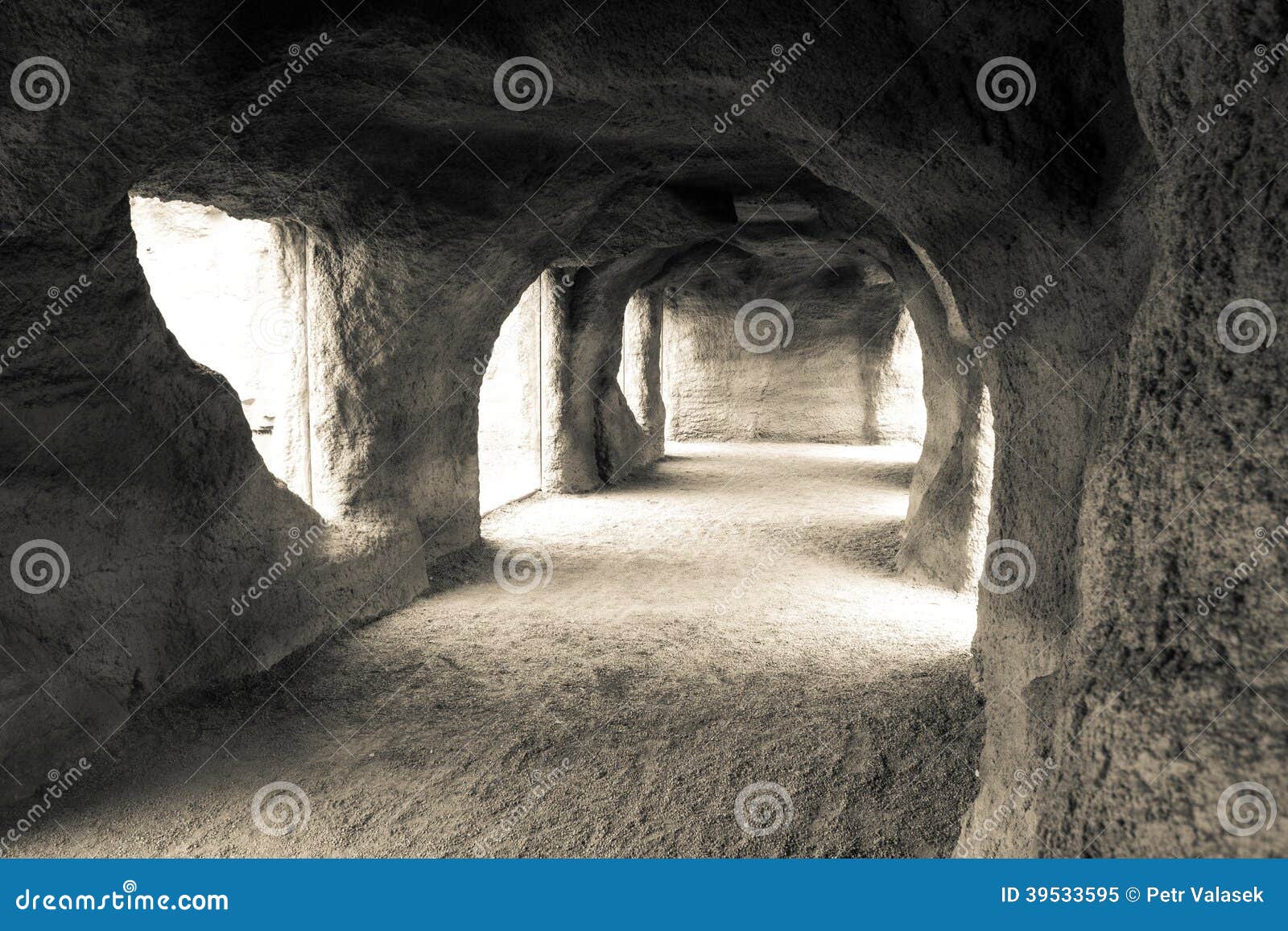 Cave of sand stock image. Image of mystic, stone, passage - 39533595