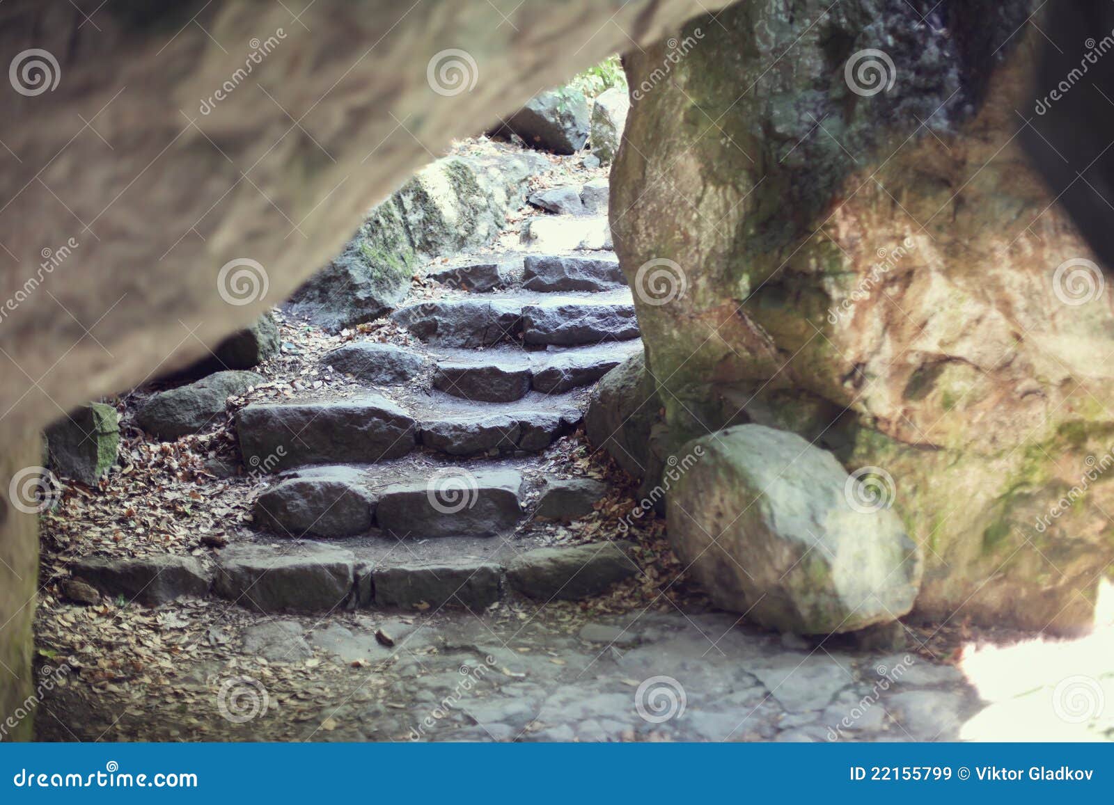 Cave with steps stock image. Image of hole, scene, staircase - 22155799