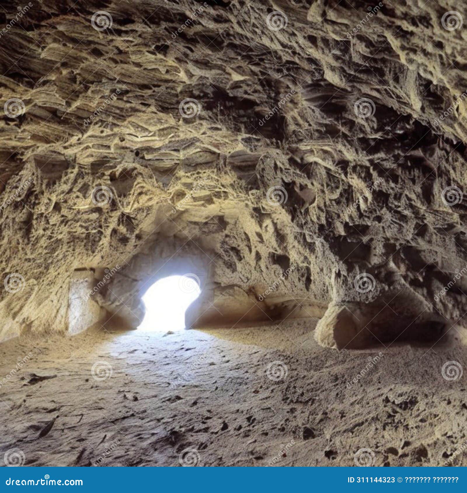 Cave in the Cave. Stone Wall of the Cave. Inside the Cave Stock ...