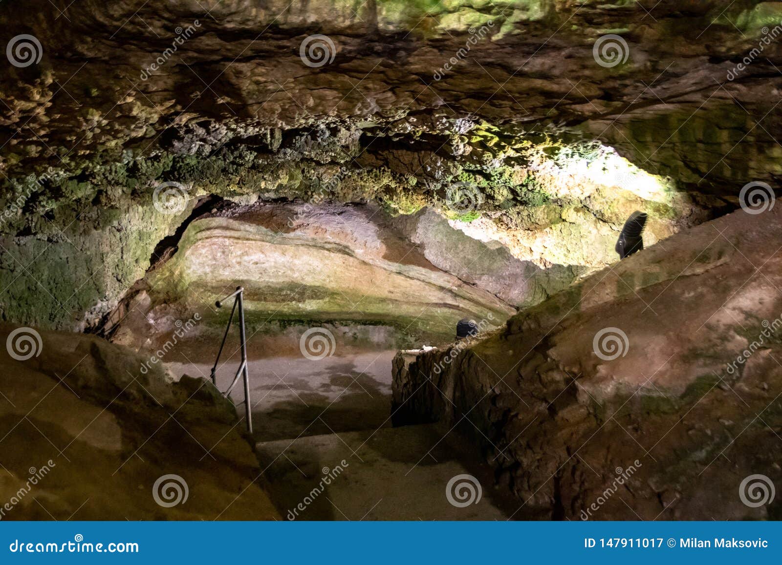 Cave Under the Medieval Castle Stock Image - Image of stalagmite ...