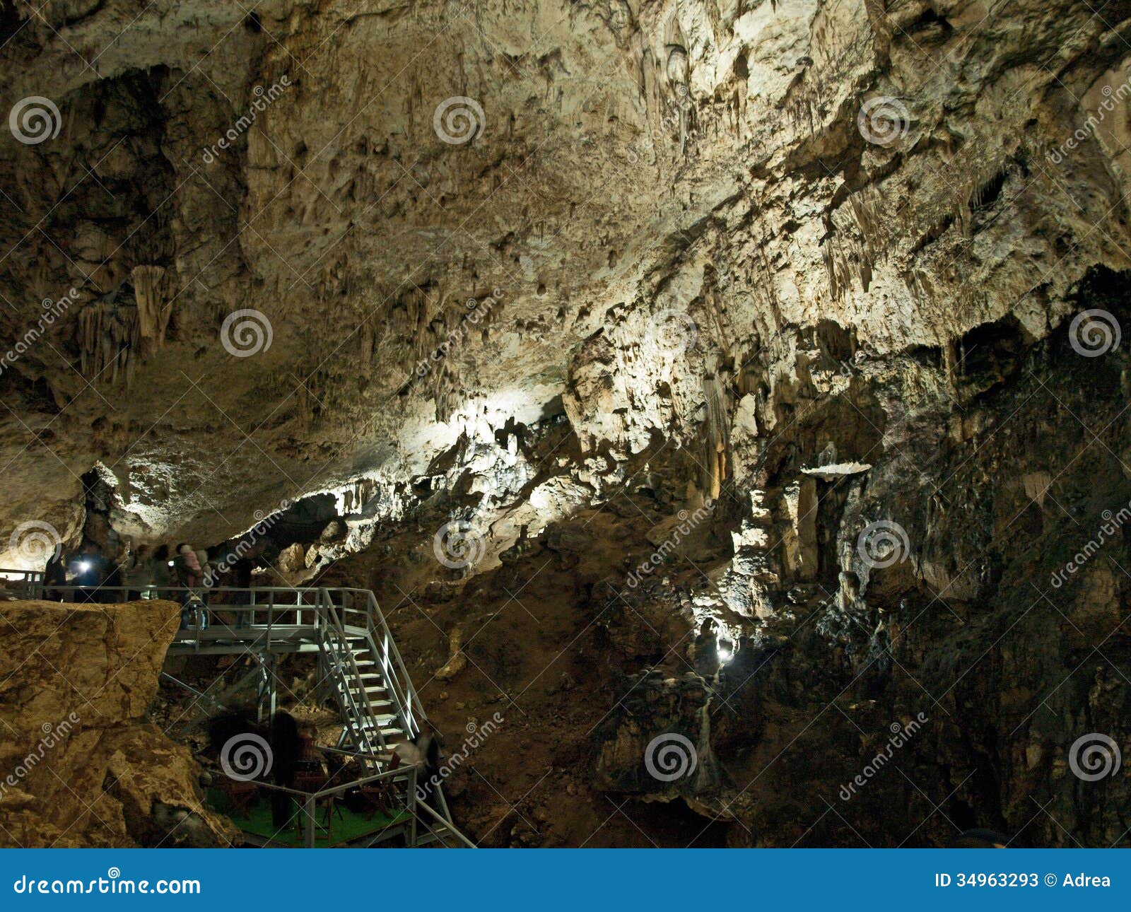 Cave wall from Rasnov cave stock image. Image of cave - 34963293