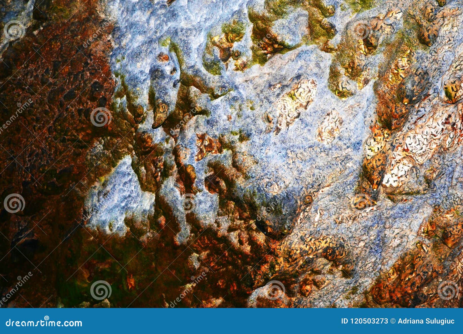 Cave wall mineralization stock image. Image of europe - 120503273