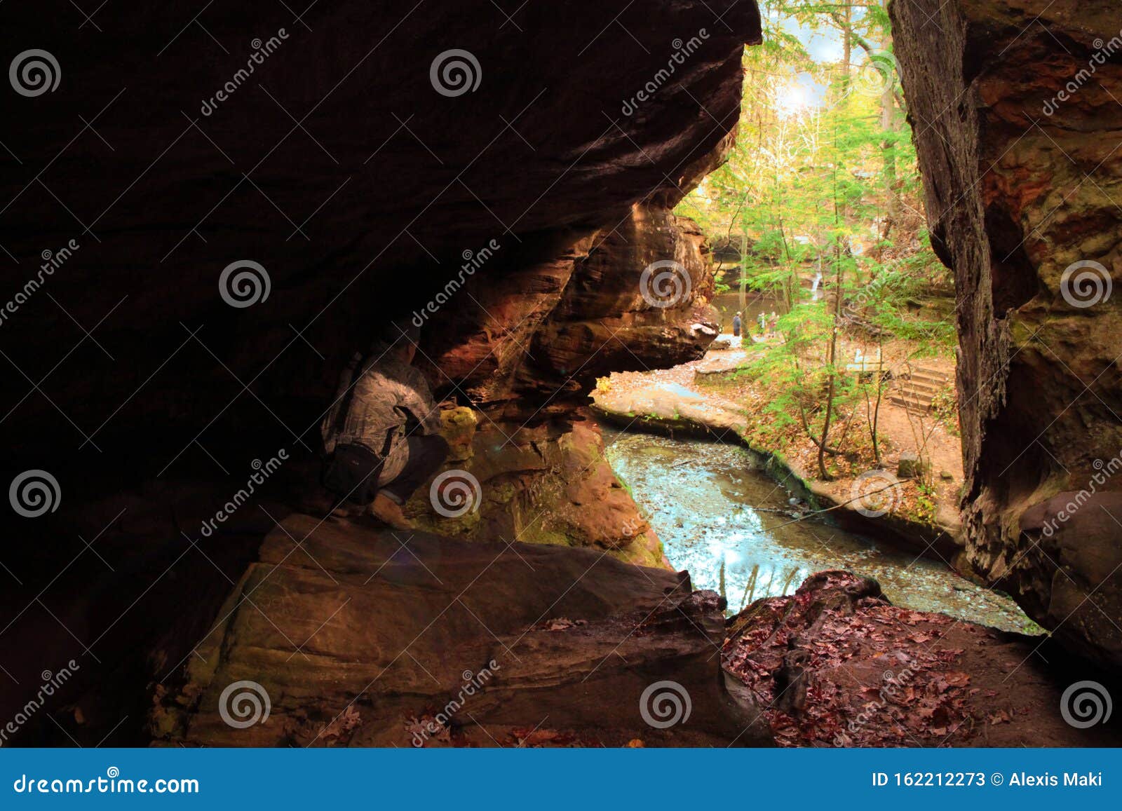 Cave Window Royalty-Free Stock Photography | CartoonDealer.com #162212273