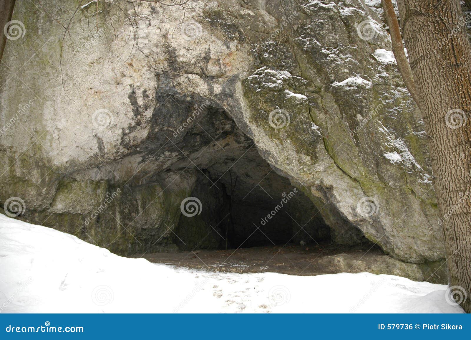 Cave at winter stock photo. Image of sand, elopement, safe - 579736