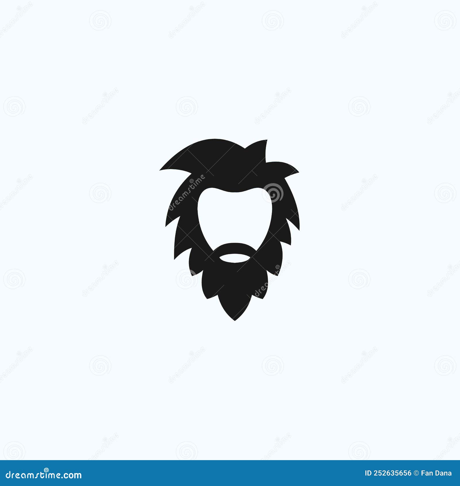 Caveman Logo Design Vector Illustration Stock Vector - Illustration of ...
