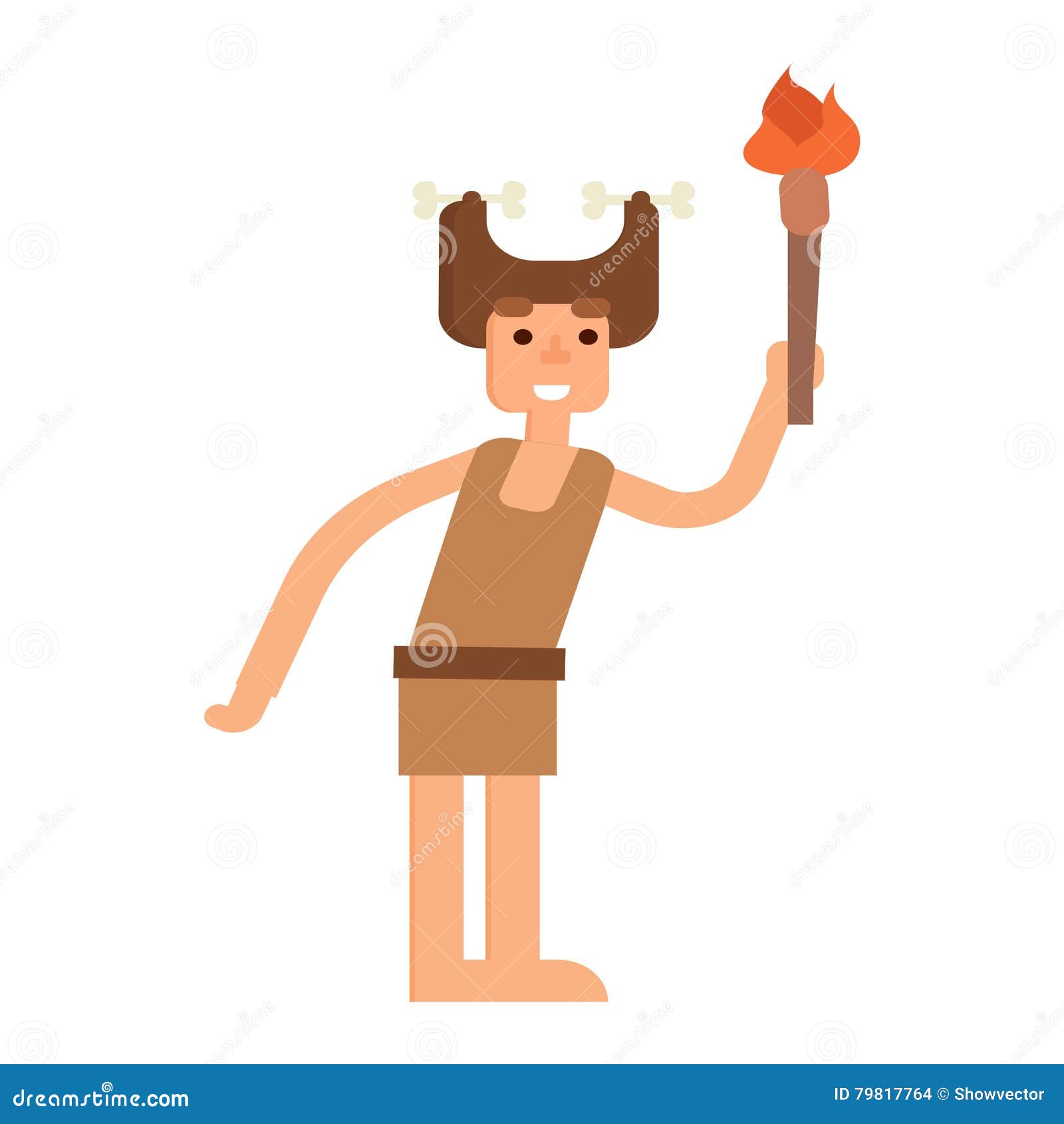 Caveman Primitive Stone Age People Stock Vector - Illustration of ... Caveman Primitive Stone Age People Stock Vector - Illustration of ...