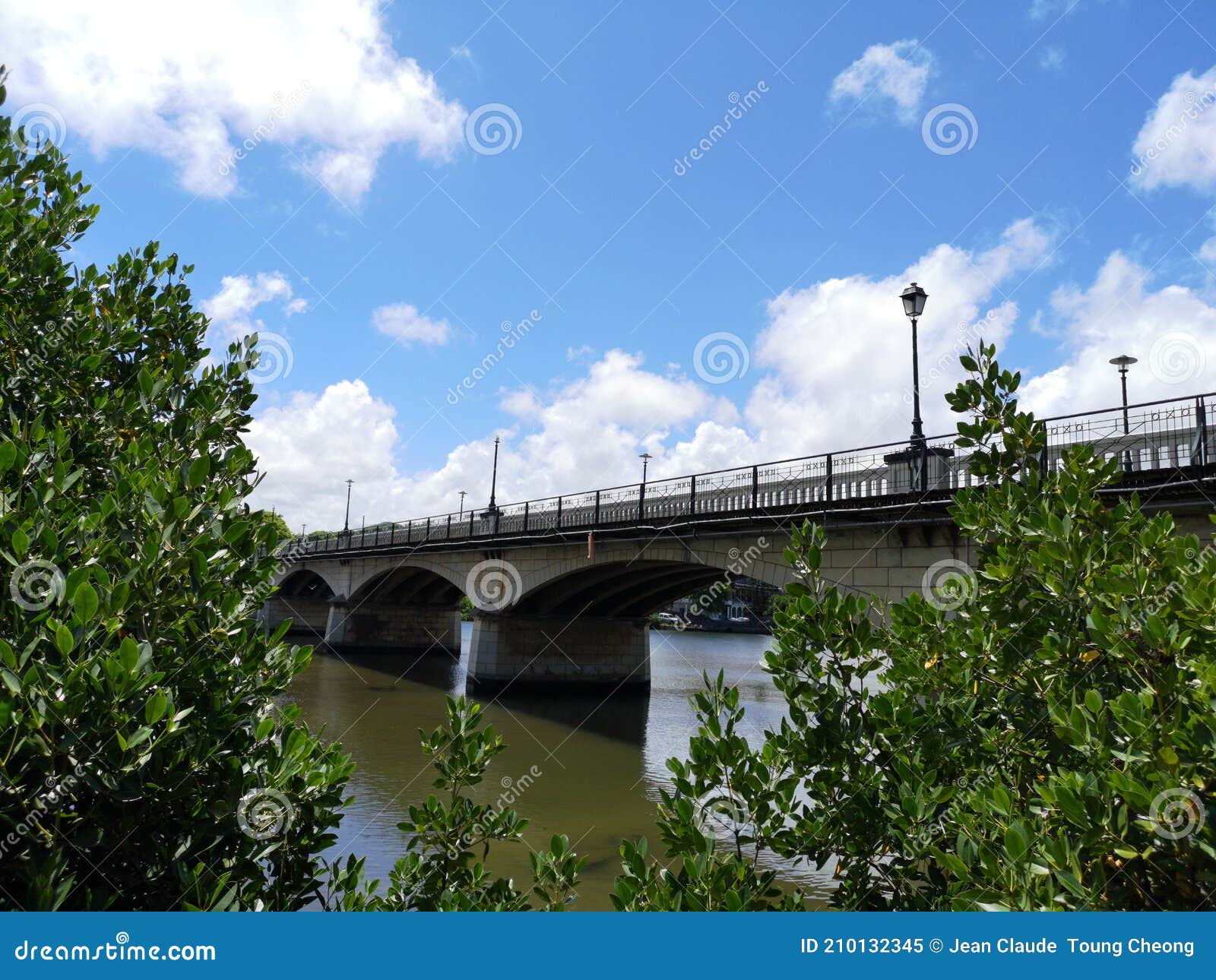Cavendish Bridge in Mahebourg Mauritius Stock Image - Image of viaduct ...