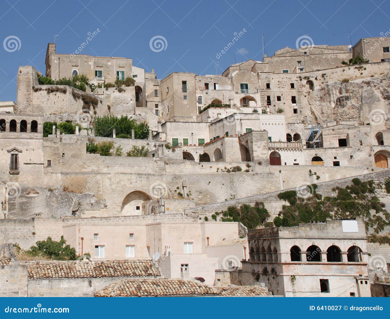 Caveoso Sassi stock image. Image of southern, sasso, matera - 6410027