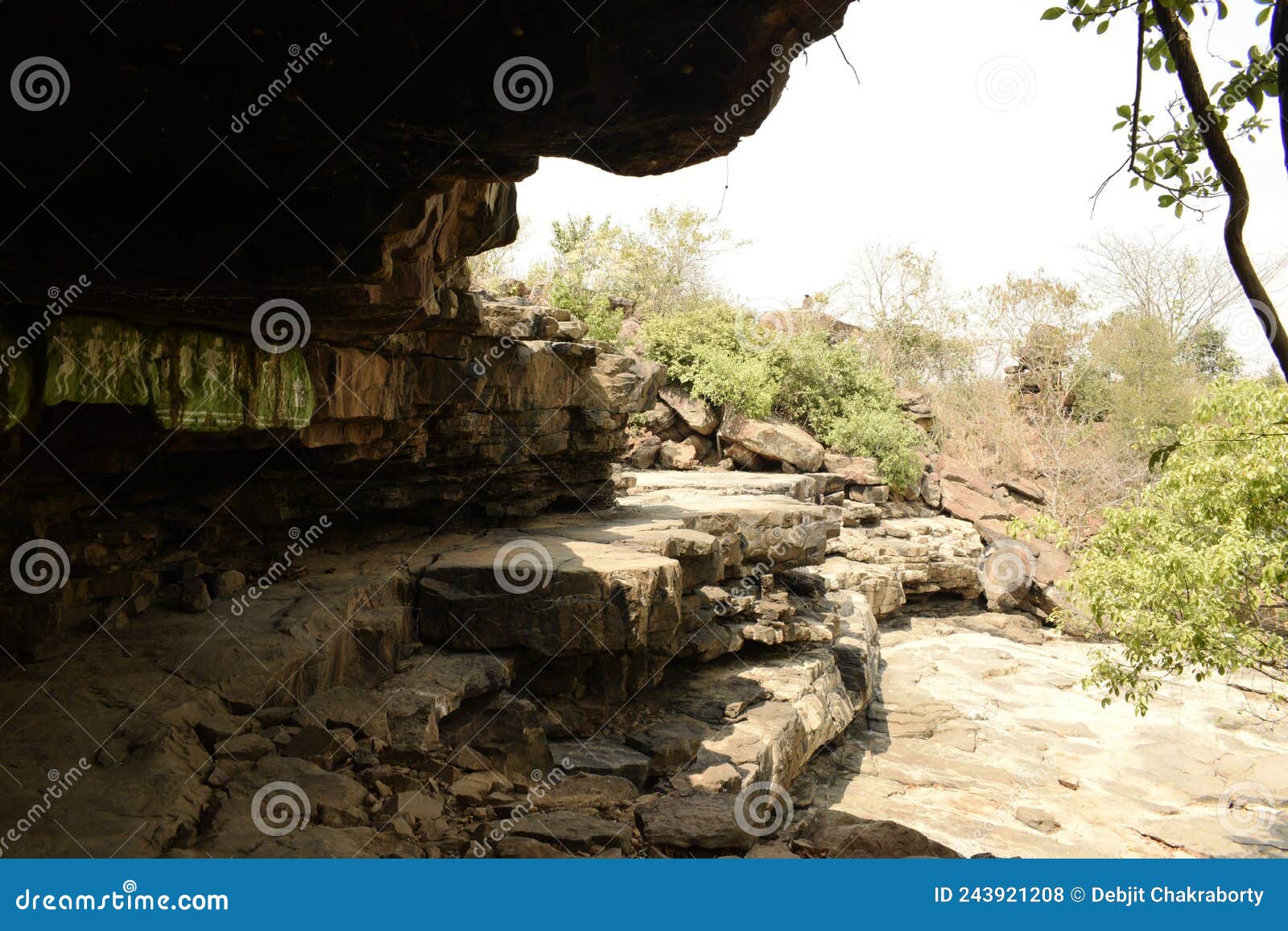 Cavern Waterfall In Watkins Glen State Park Royalty-Free Stock ...