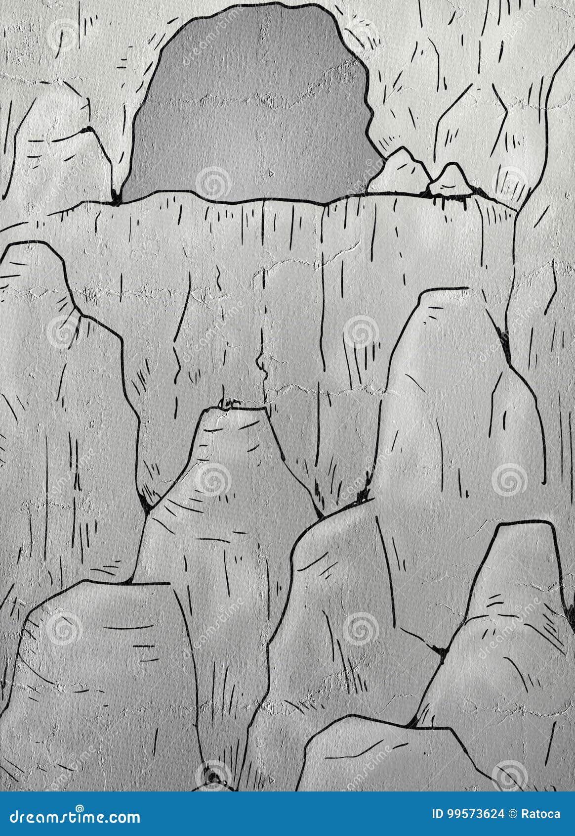 Cavern illustration stock illustration. Illustration of design - 99573624