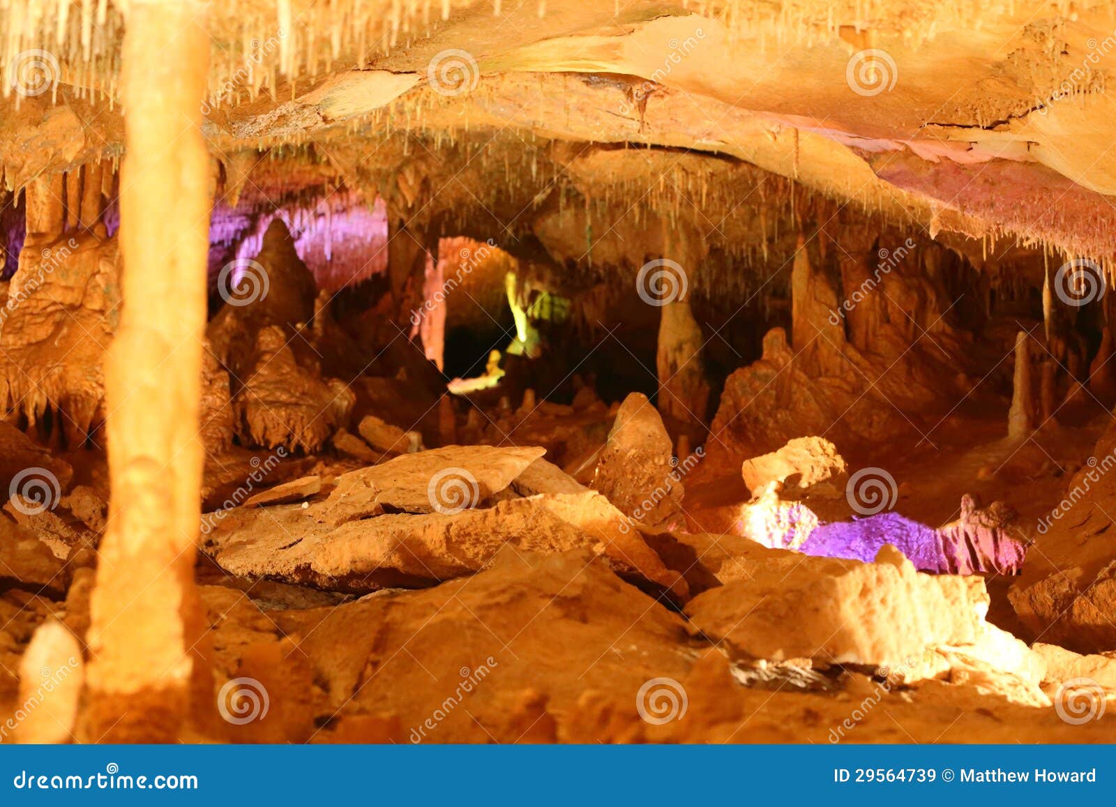 Caverns stock image. Image of rock, column, park, room - 29564739
