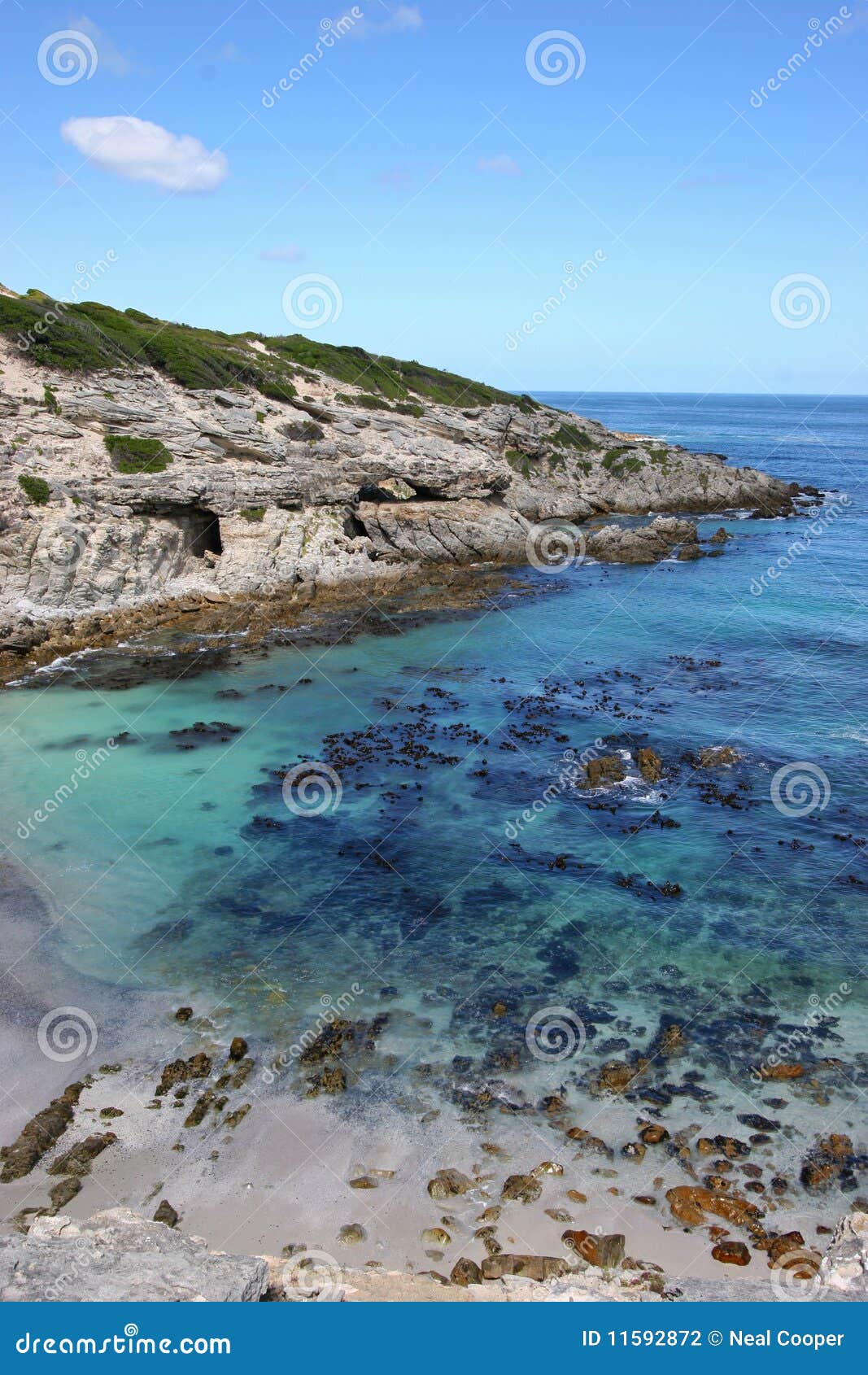 The Caves at De Kelders Beach Stock Photo - Image of africa, summertime ...