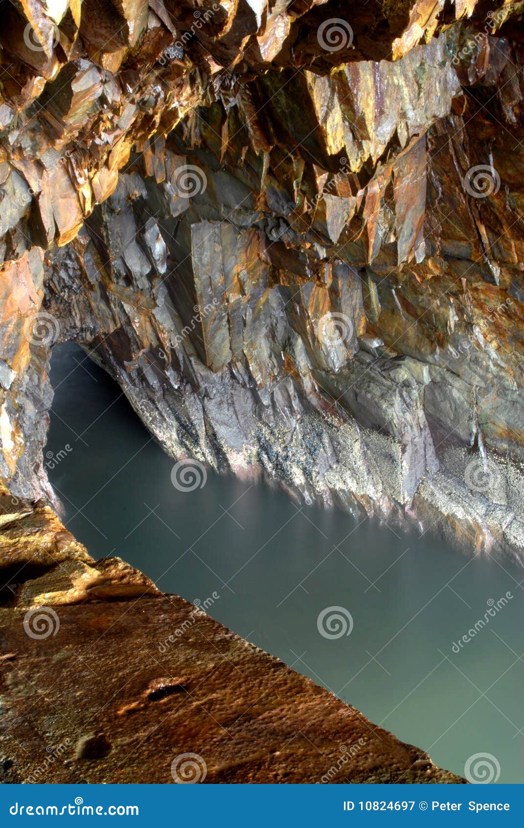The Caves from the Gold Rush in Nova Scotia Stock Image - Image of ...