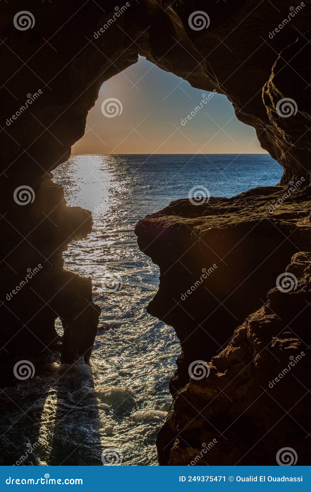 The Caves of Hercules in Cap Spartel in Morocco Stock Image - Image of ...
