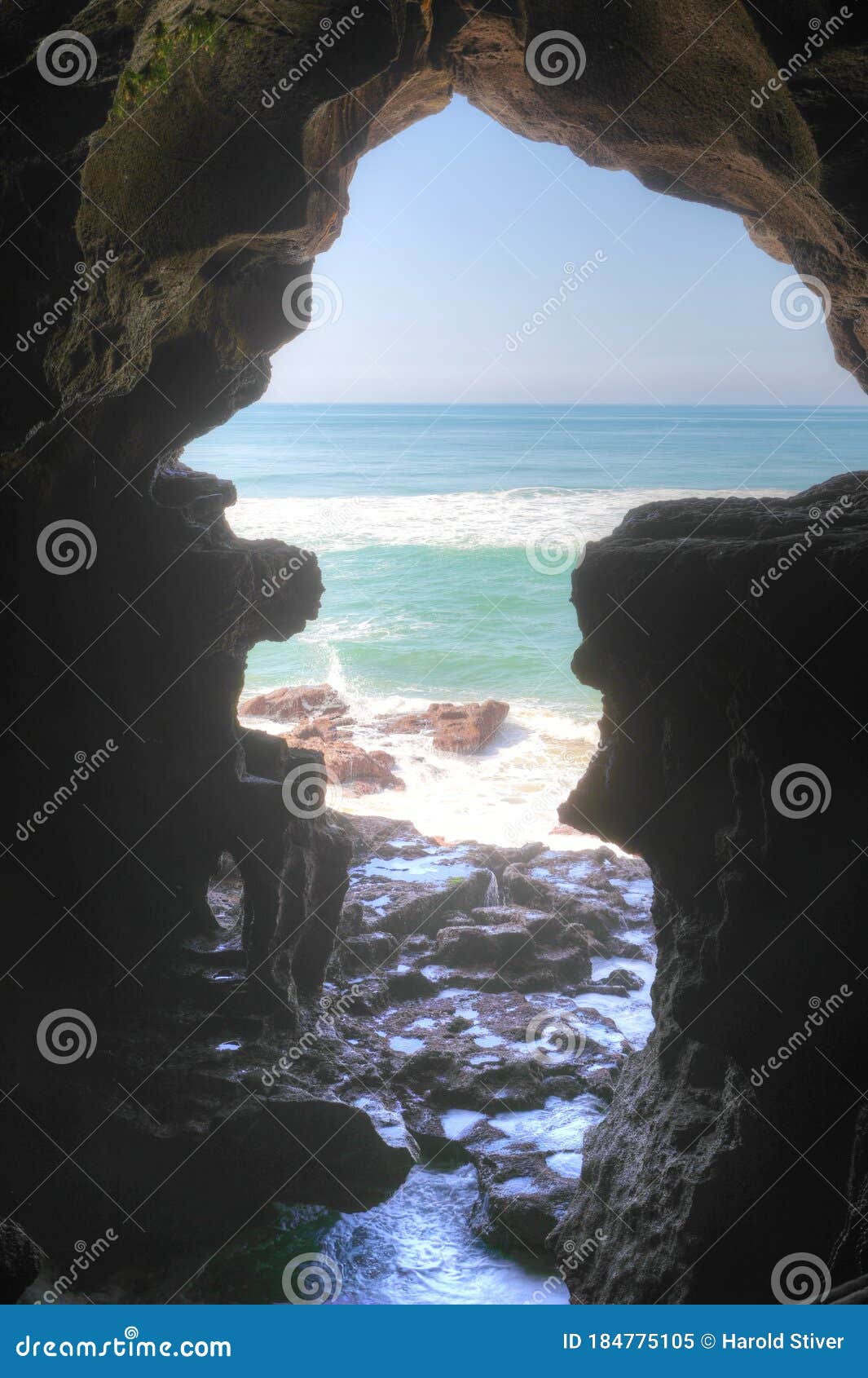 Caves of Hercules Near Tangier, Morocco Stock Image - Image of surface ...