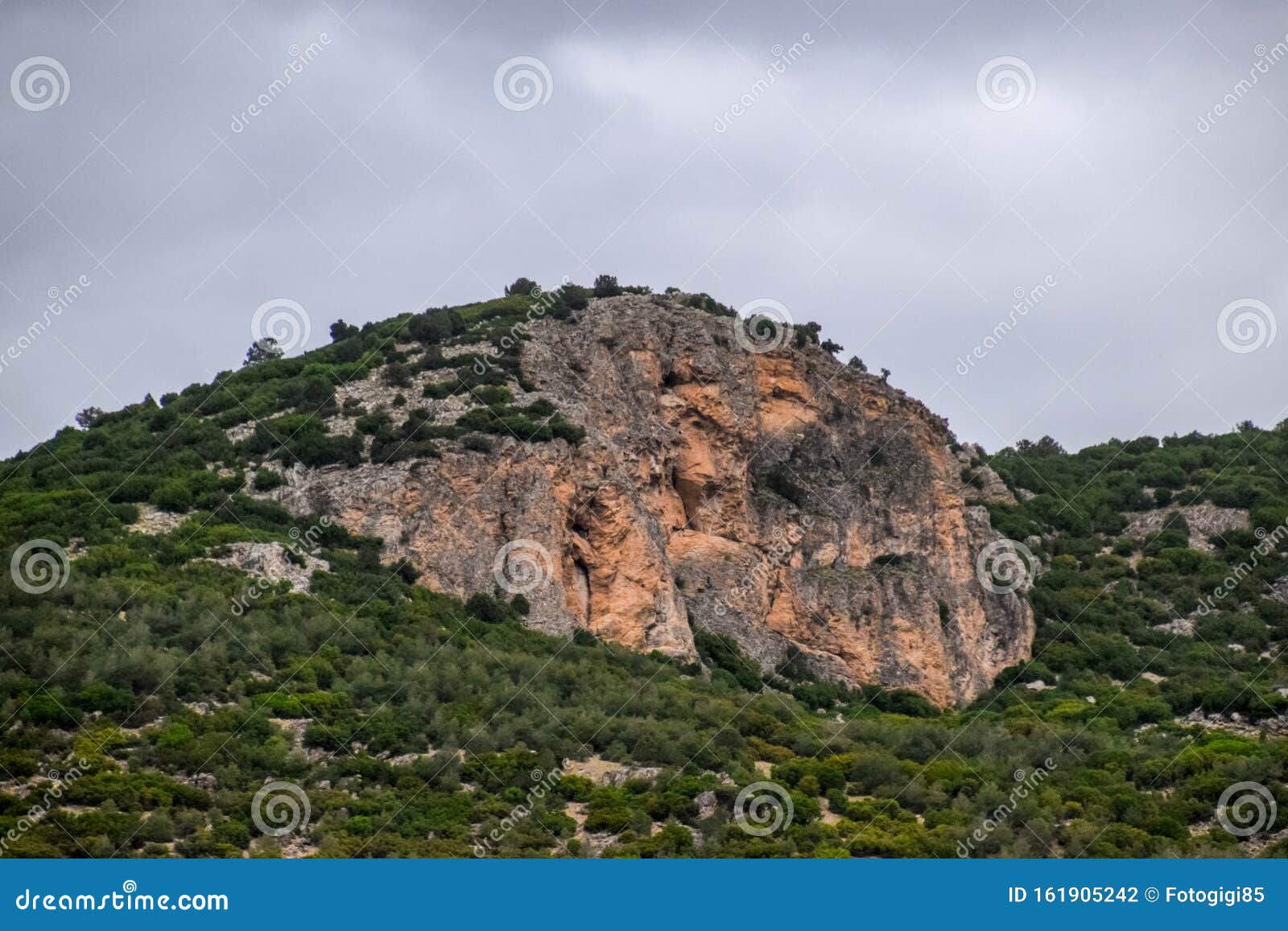 Caves in the Limestone Mountains. Void in Rock Mountain Stock Photo ...