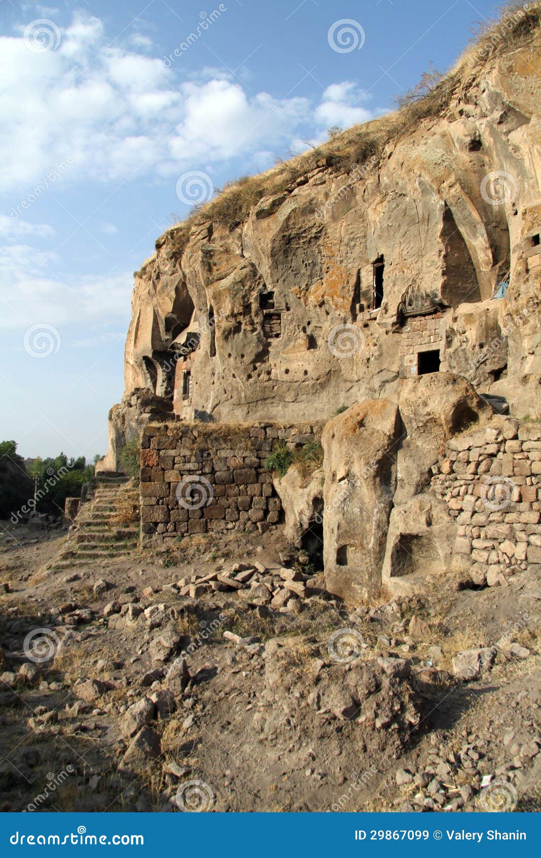 Caves and ruins stock image. Image of stone, archeology - 29867099