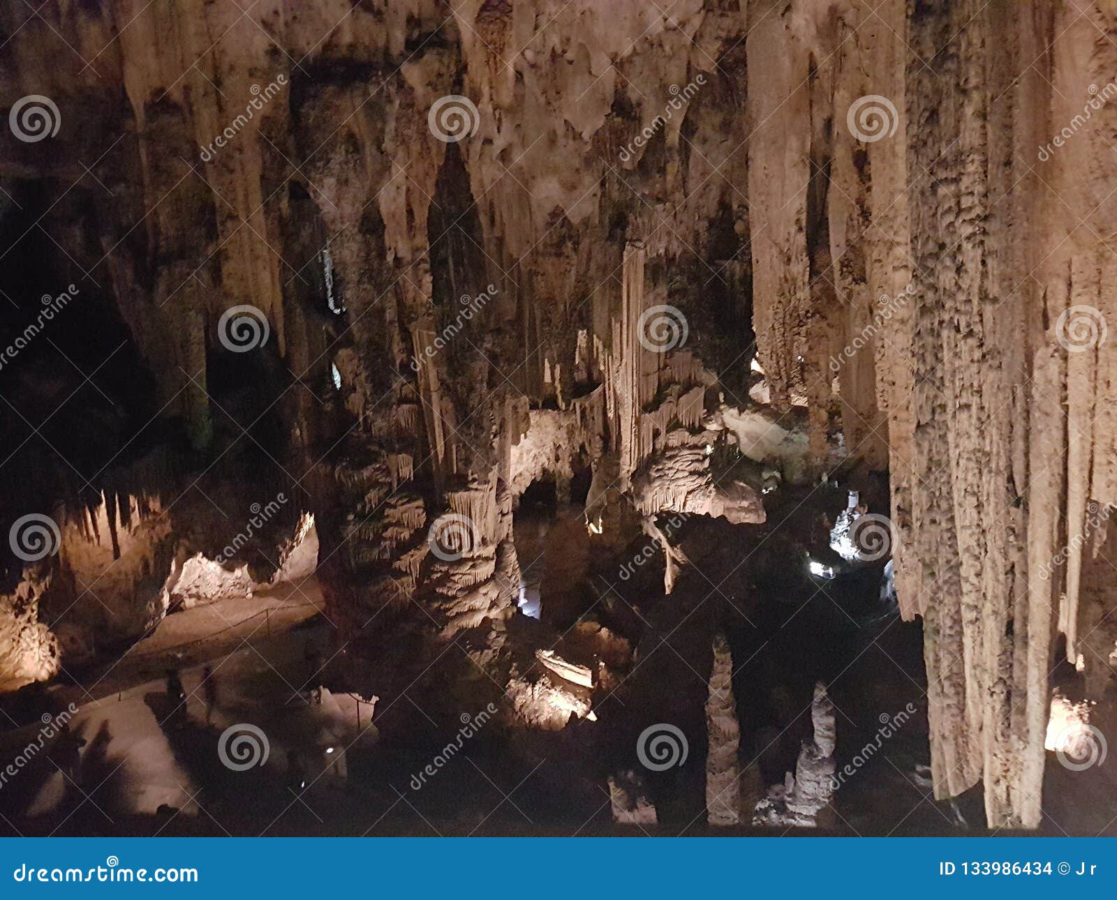 Caves and stalactites stock photo. Image of stalactites - 133986434