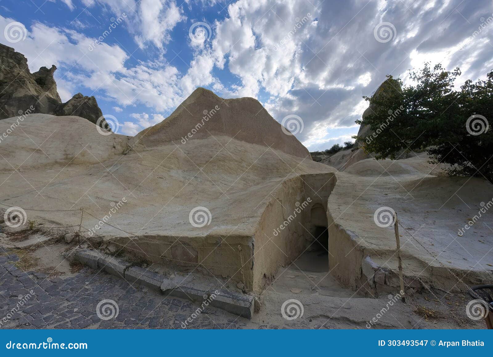Caves Structure in Cappadocia , Turkey Stock Image - Image of unesco ...