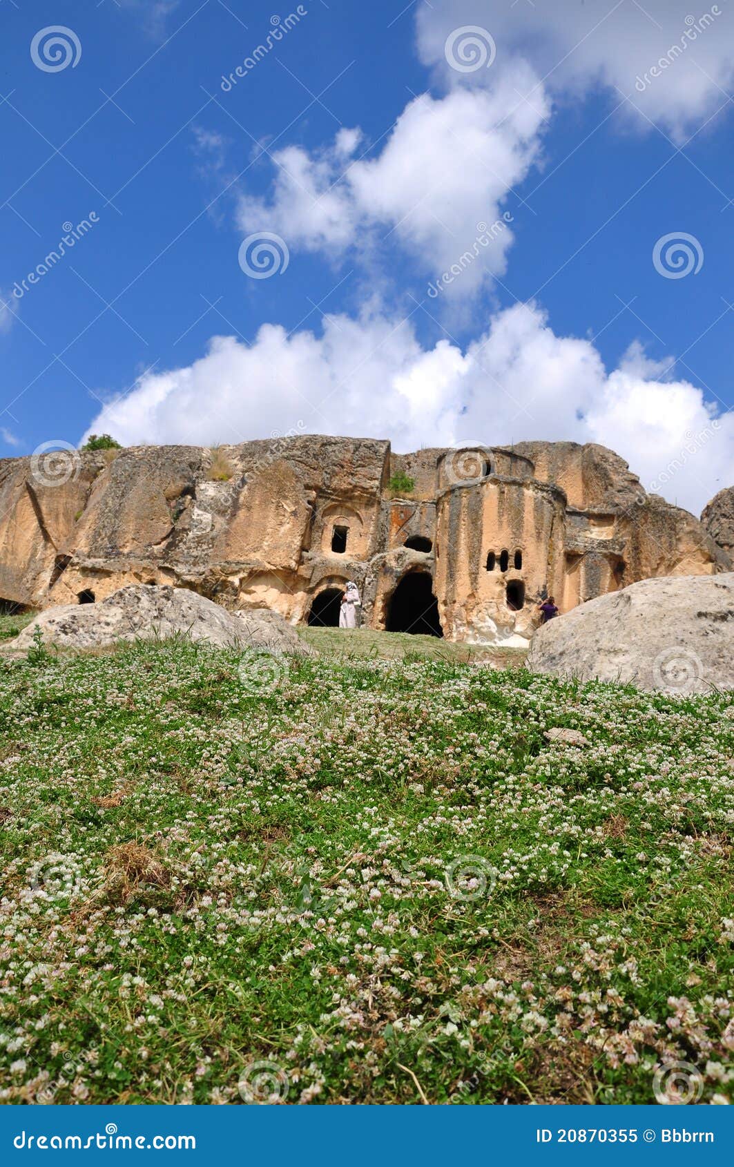 Caves in Turkey stock image. Image of cloud, blue, asia - 20870355