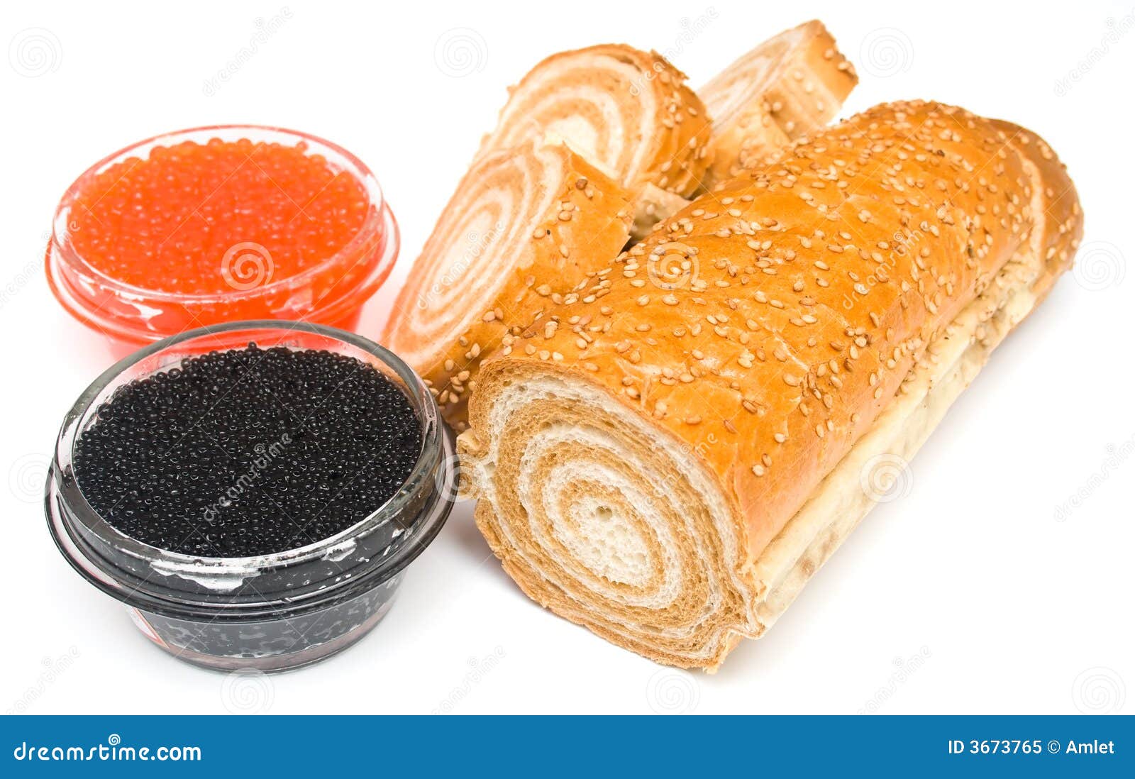 Caviar and bread stock image. Image of delicacy, high - 3673765