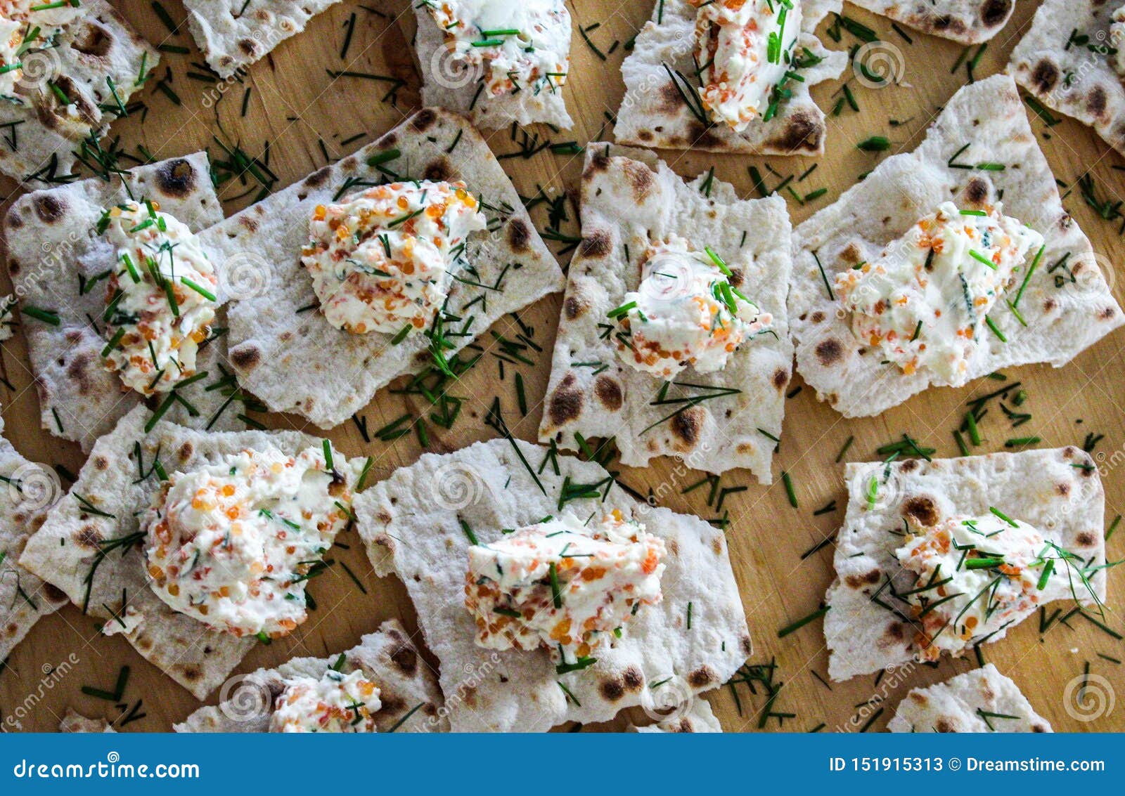 Caviar and Cream Cheese Appetizer Stock Image - Image of boiled, fresh ...