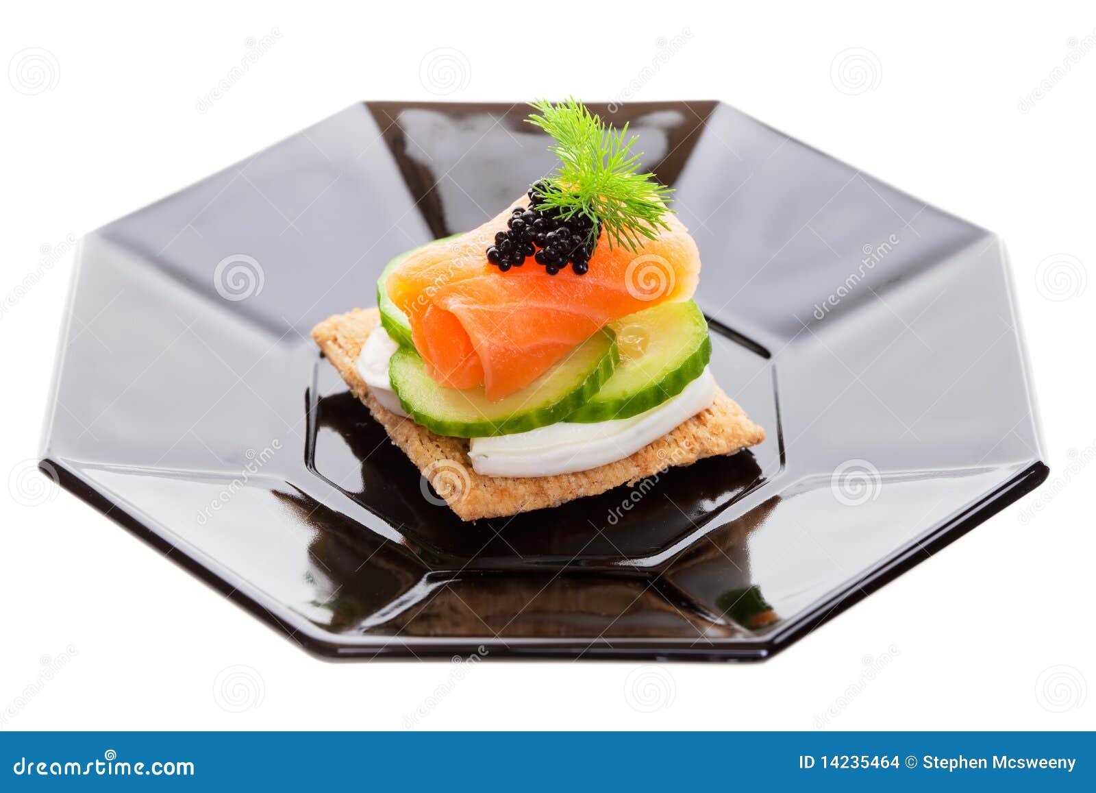 Caviar and goat cheese stock photo. Image of closeup - 14235464