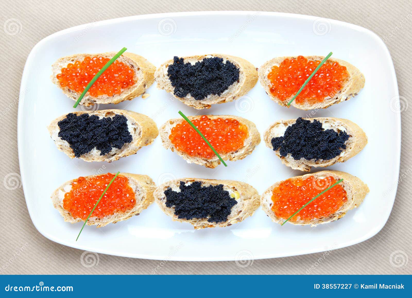 Caviar plate stock image. Image of salmon, appetizer - 38557227