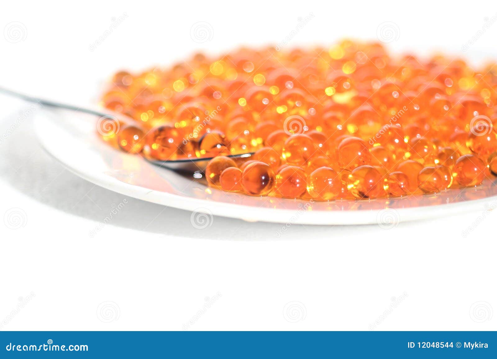 Caviar Plate Isolated on White Stock Photo - Image of fish, background ...
