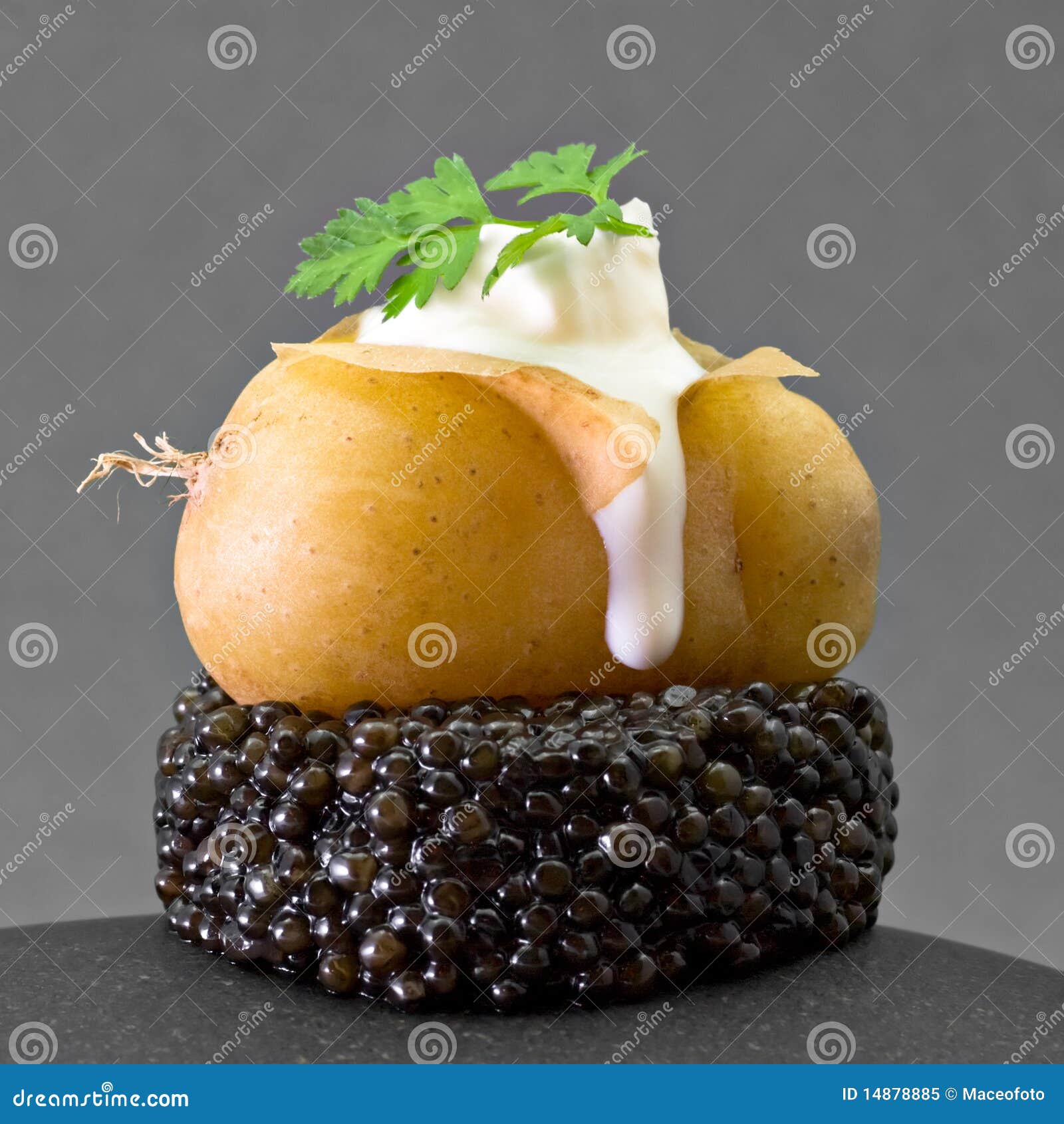 Caviar Potato stock image. Image of caviar, fresh, gastronomy - 14878885