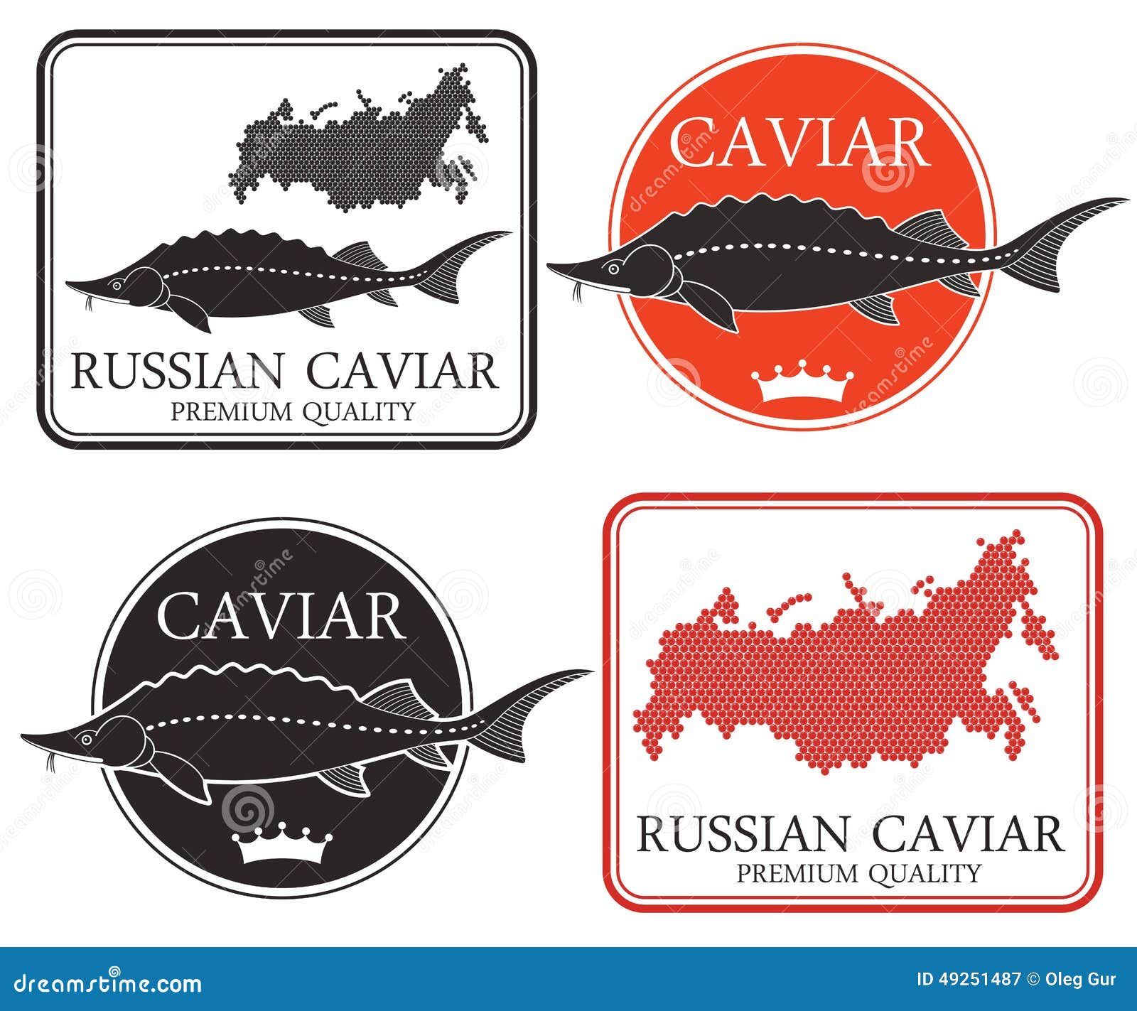 Caviar stock vector. Illustration of element, abstract - 49251487