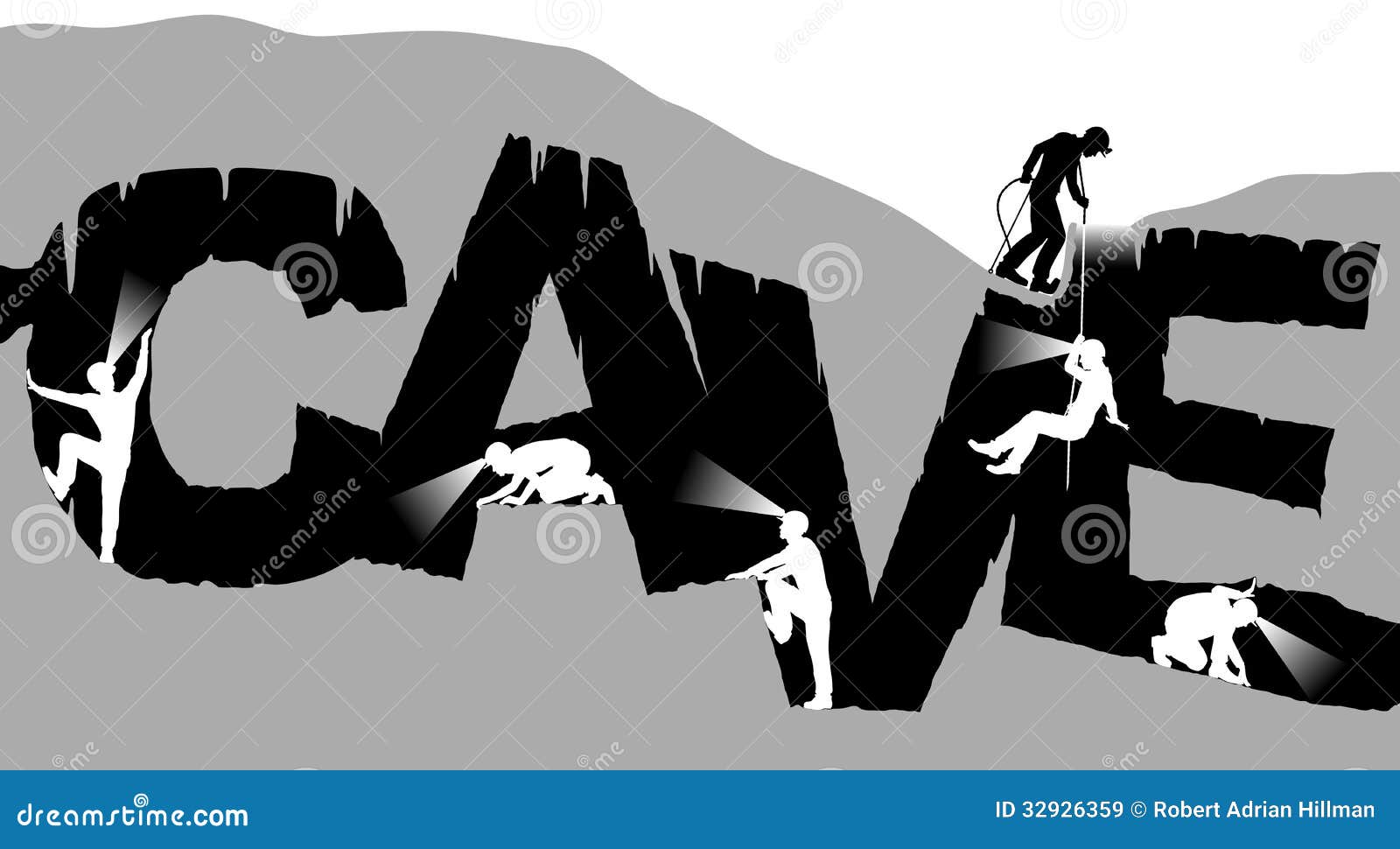 Caving Cartoon Vector | CartoonDealer.com #32926359