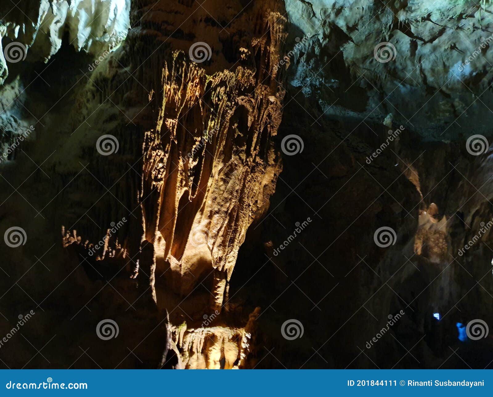 Caving with lighting stock image. Image of tunnel, caving - 201844111