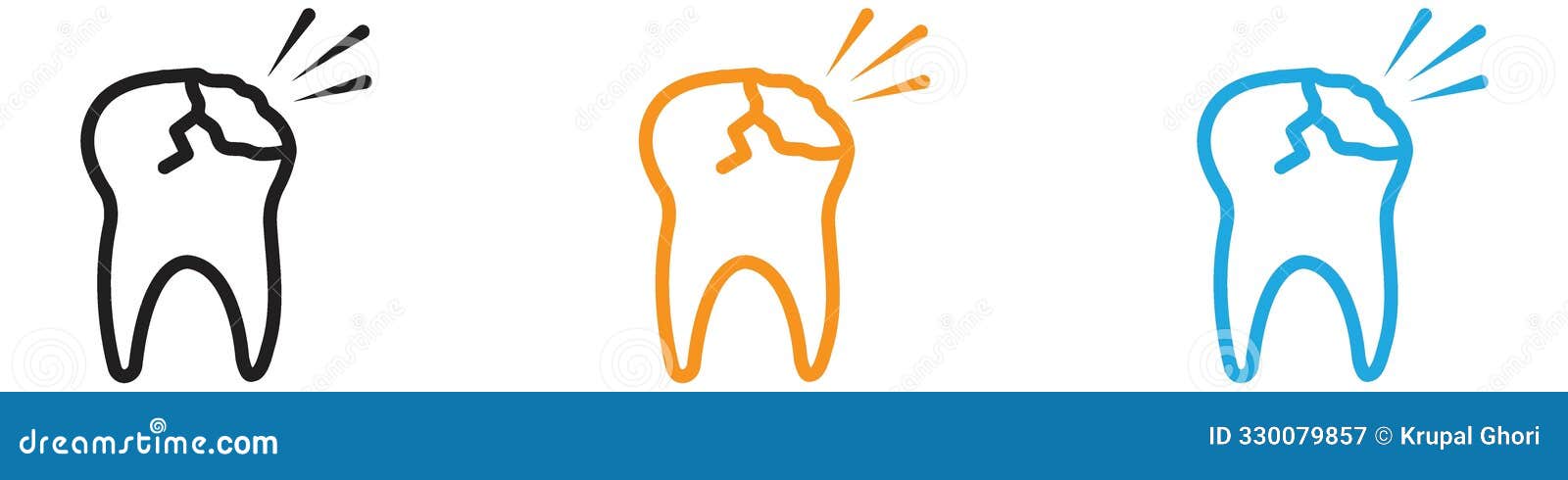 Cavities Vector Icon Isolated On Transparent Background, Linear ...