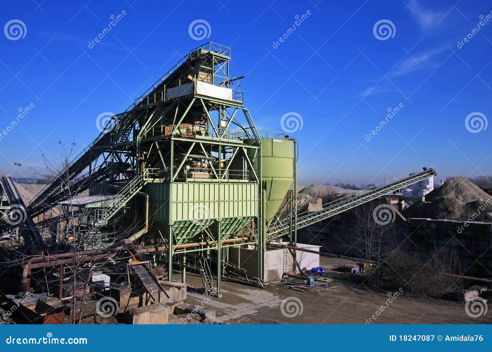 Cavity block stock image. Image of working, block, gravel - 18247087