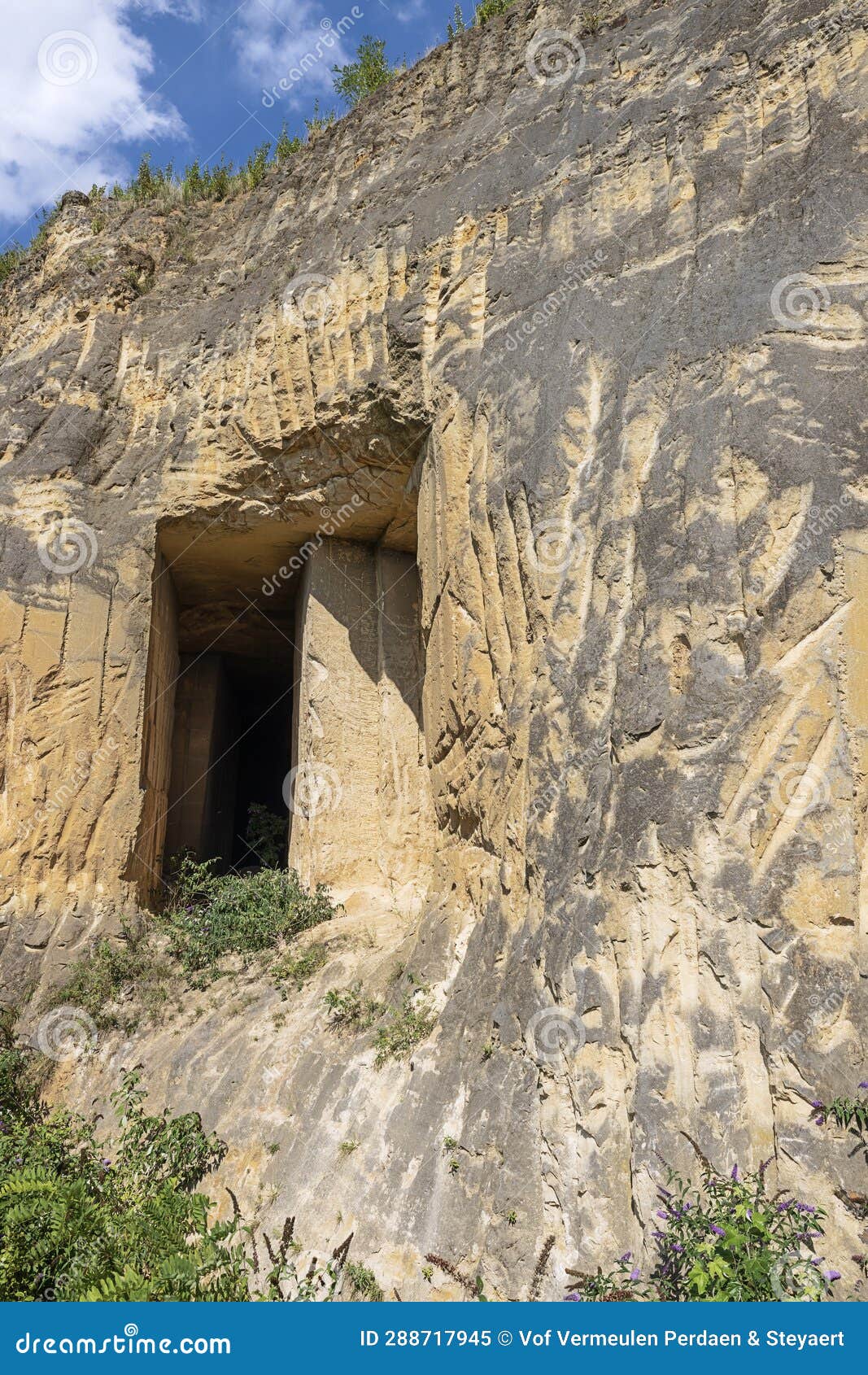 Cavity after the Extraction of Lime Stock Image - Image of seabed ...