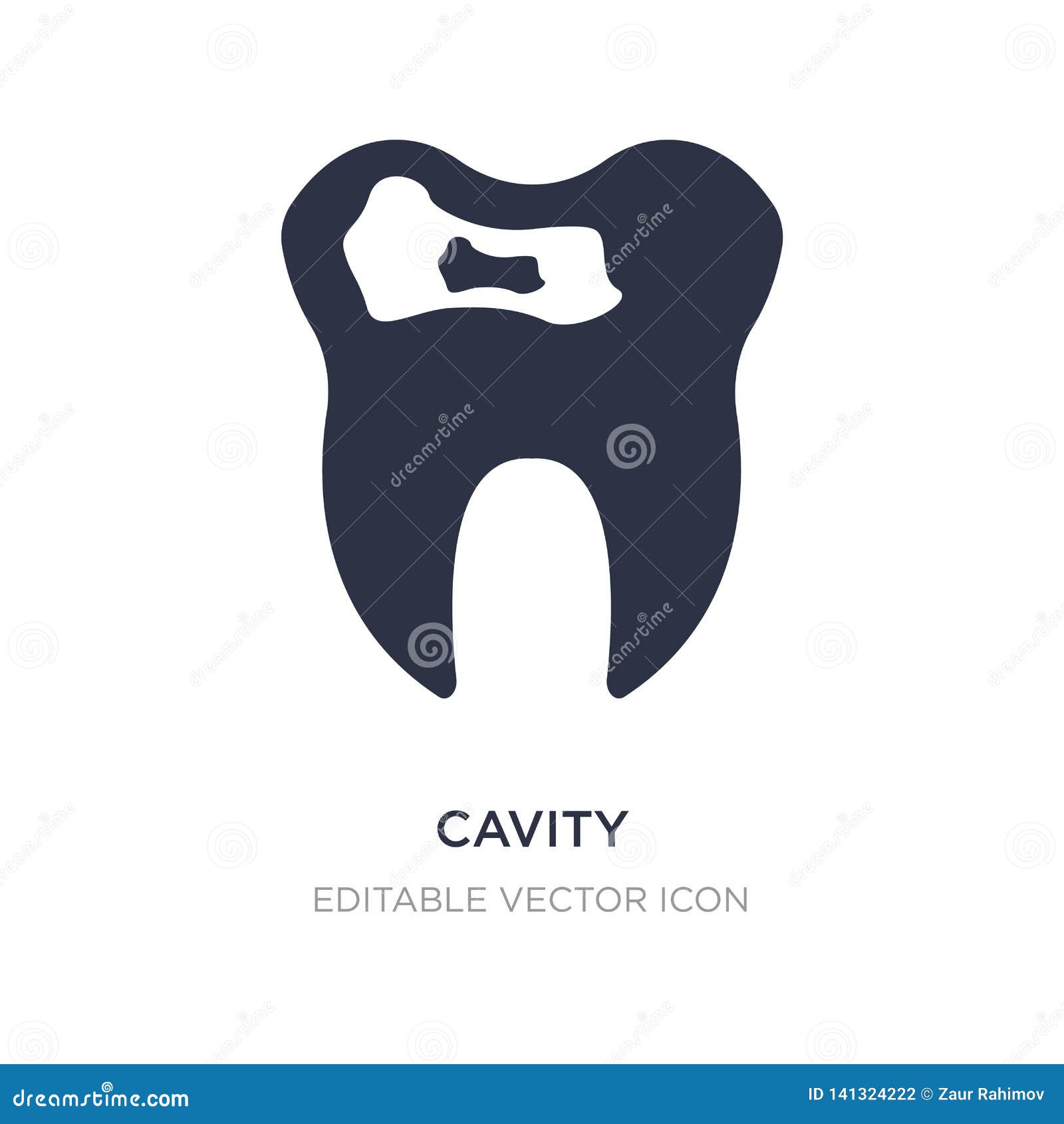 Cavity Icon. Trendy Modern Flat Linear Vector Cavity Icon On White ...