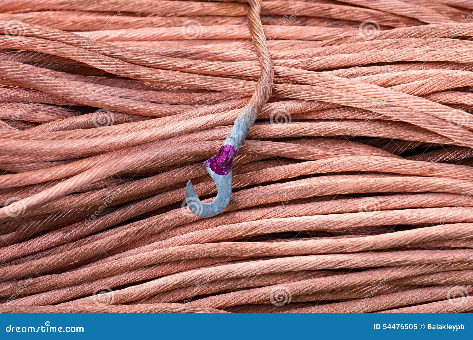 Cavo Di Interramento Di Rame Immagine Stock - Immagine di cavo ...