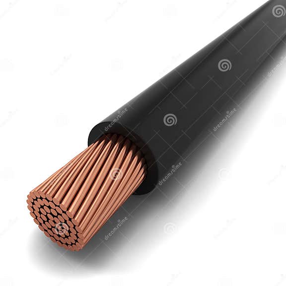 Cavo di rame illustrazione di stock. Illustrazione di velocità - 50518081